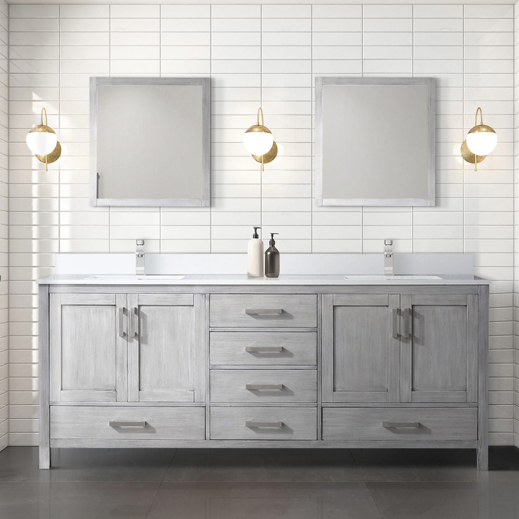 Plywood Filler in Wood Vanity - 80 - inch Double Bath Vanity for Stable ...