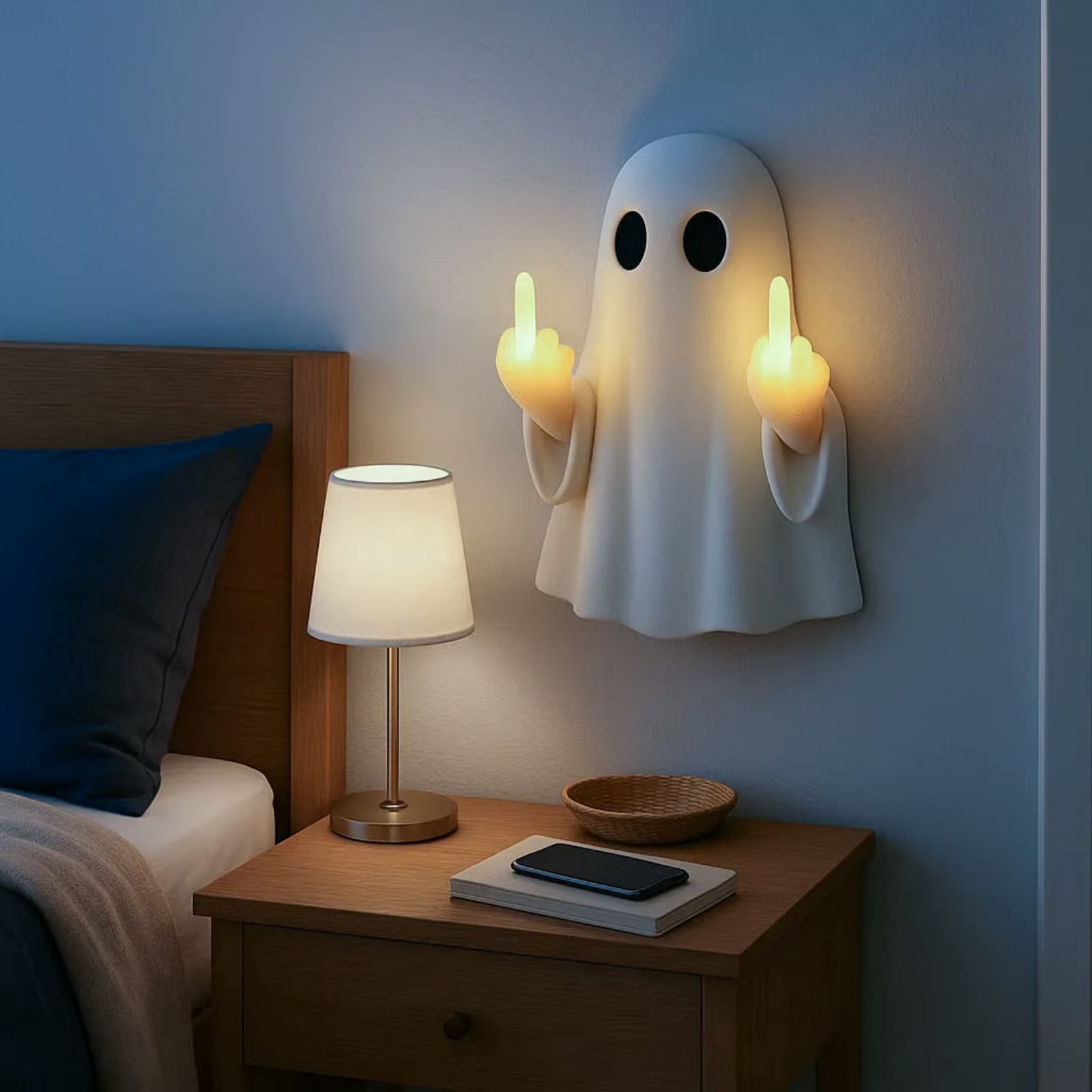 Plyzle 2025 Latest Unfriendly Ghost 3D Printed Finger: Cute Ghosts ...
