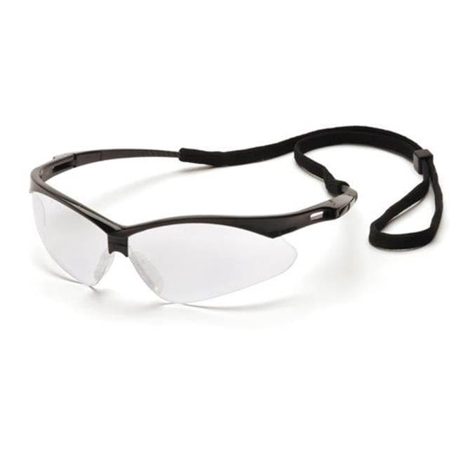 Pmxtreme Safety Glasses with Black Frame & Cord - Walmart Business Supplies