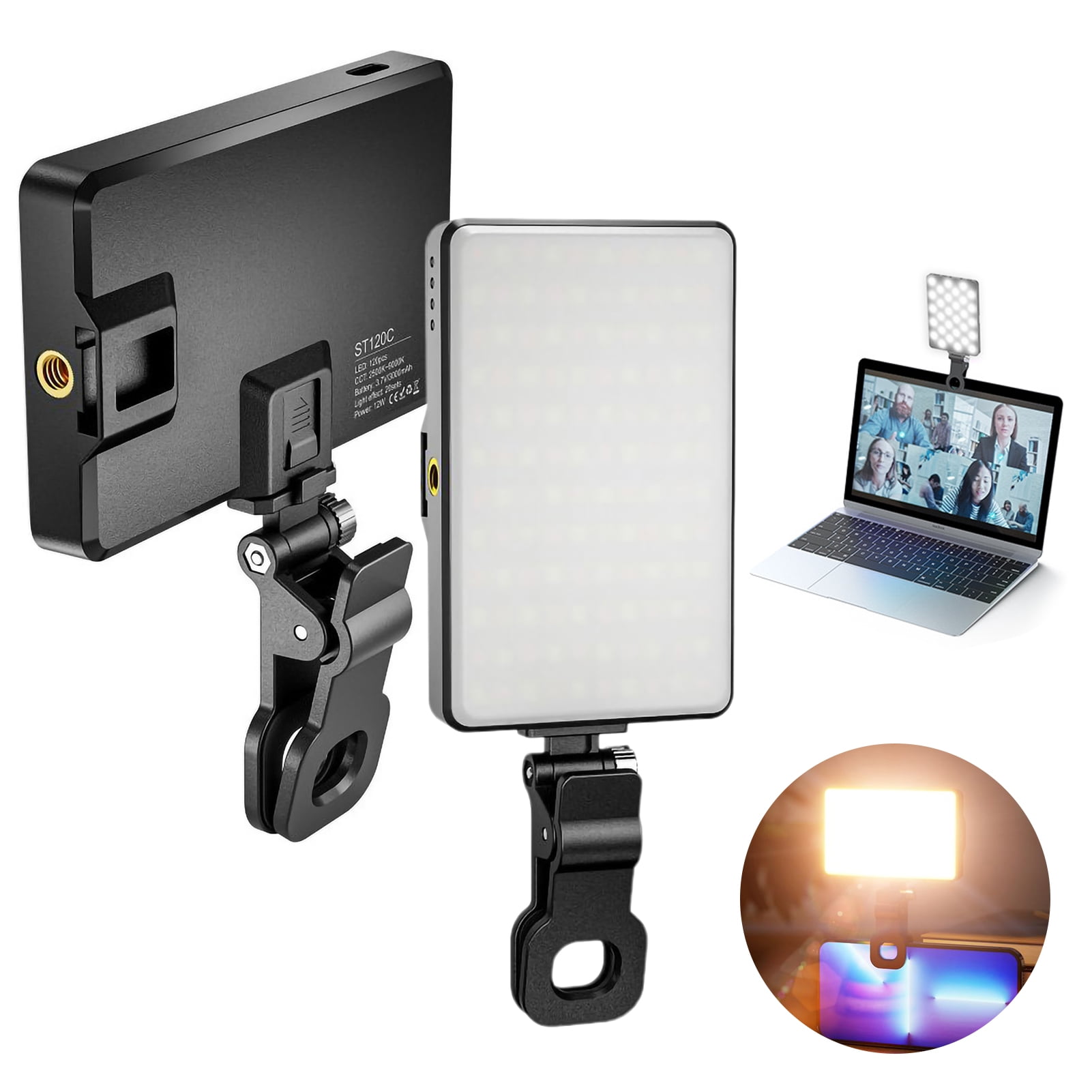 Pnellth 1 Set LED Fill Light 360 Degree Adjustable Soft Light ...