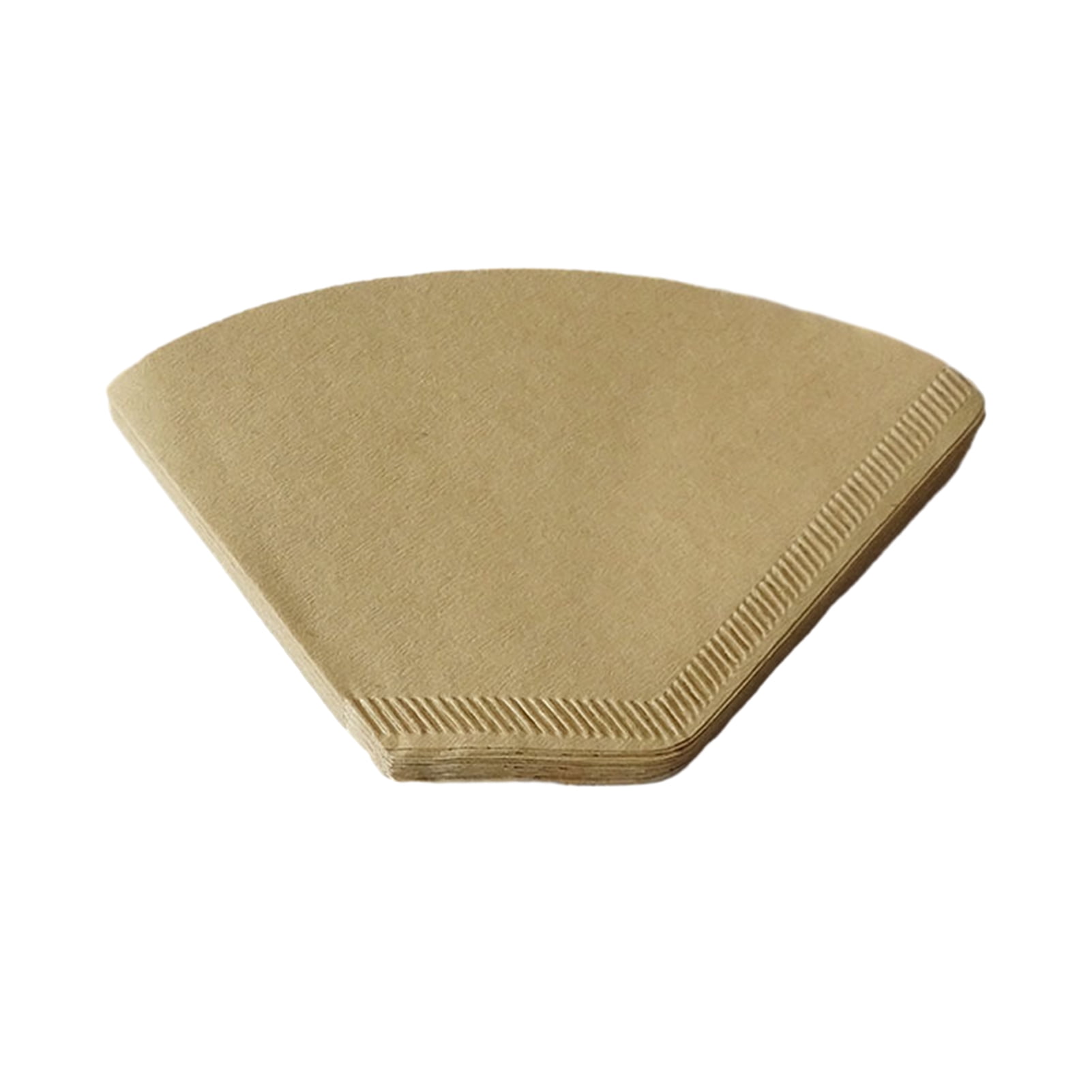 Pnellth 100Pcs Coffee Filter Paper Natural Unbleached Disposable Pour ...