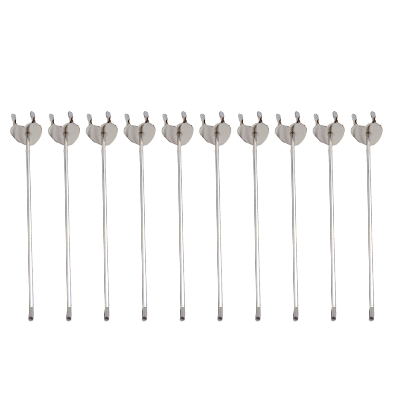 Pnellth 10Pcs Pegboard Hooks Straight Upturned Design Iron Shelf ...