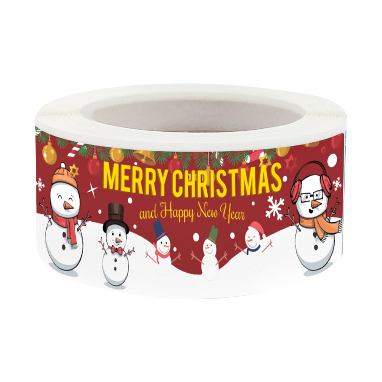 Pnellth 120Pcs Christmas Label Stickers Self-adhesive Decorative Multi ...