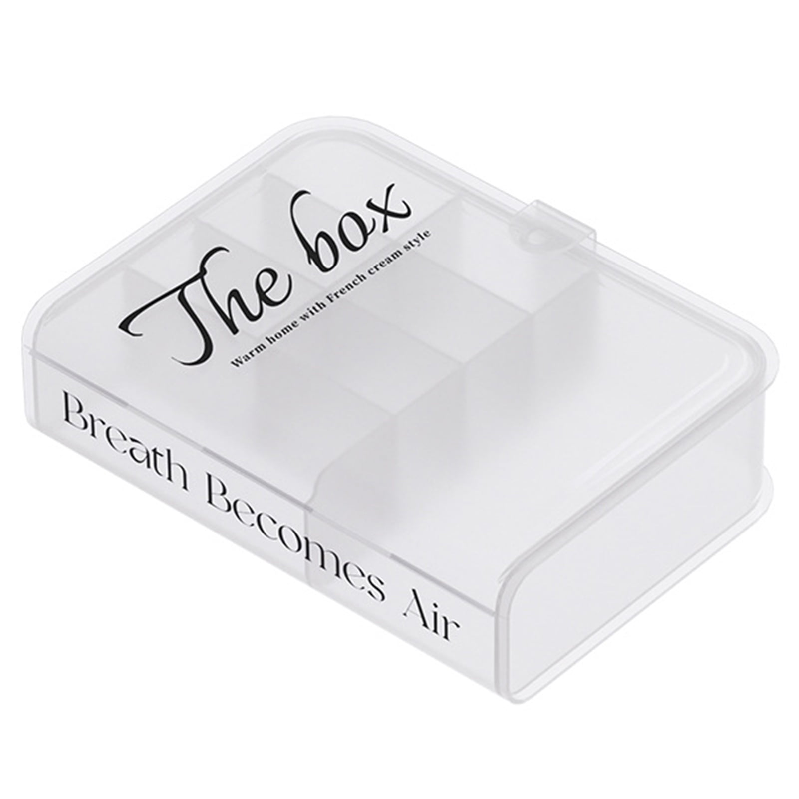 Pnellth 1L Data Cable Organizer Box Space-saving 8 Compartments Design ...