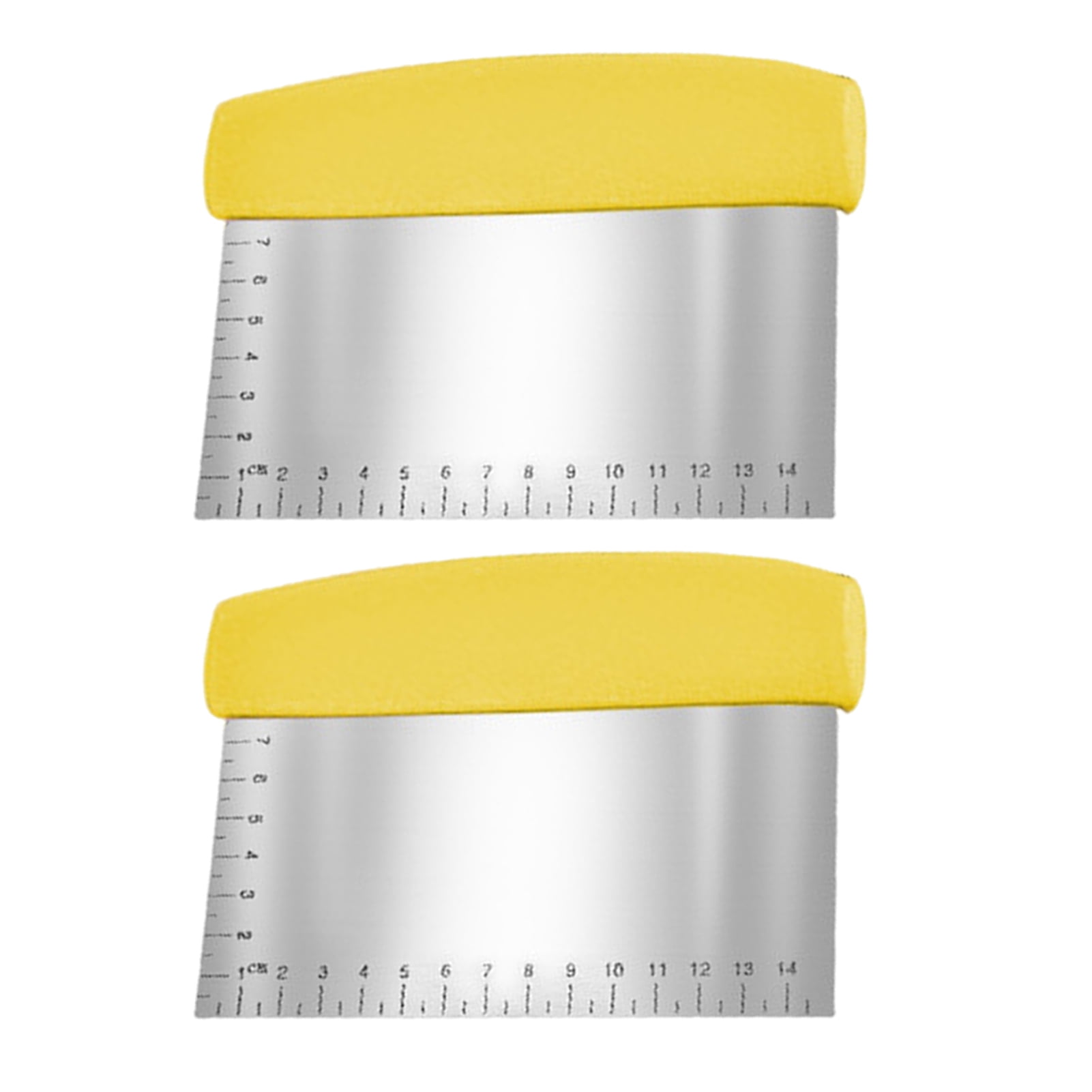 Pnellth 2 Pcs Dough Cutters with Measuring Scale Food Grade Stainless ...