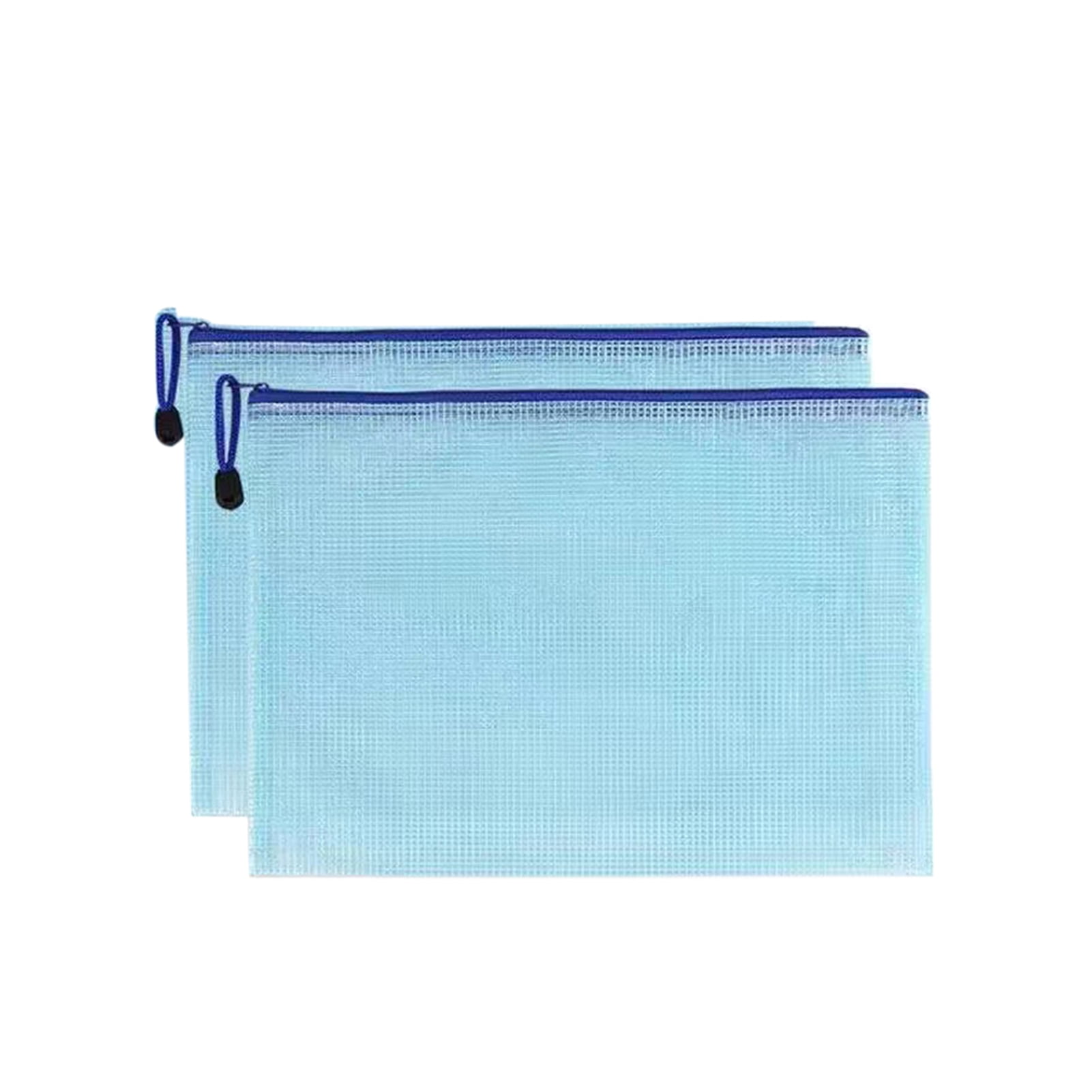 Pnellth 2Pcs Transparent Waterproof File Bags A4 A5 File Holder Mesh ...