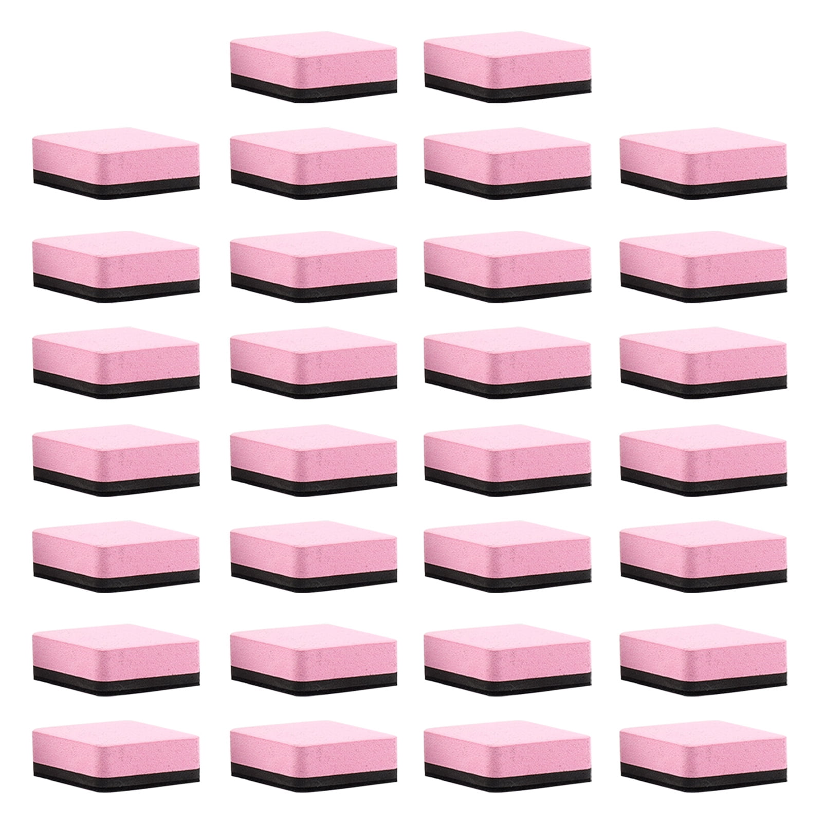 Pnellth 30Pcs Dry-Erase Erasers Magnetic Whiteboard Dry Erasers Bright ...