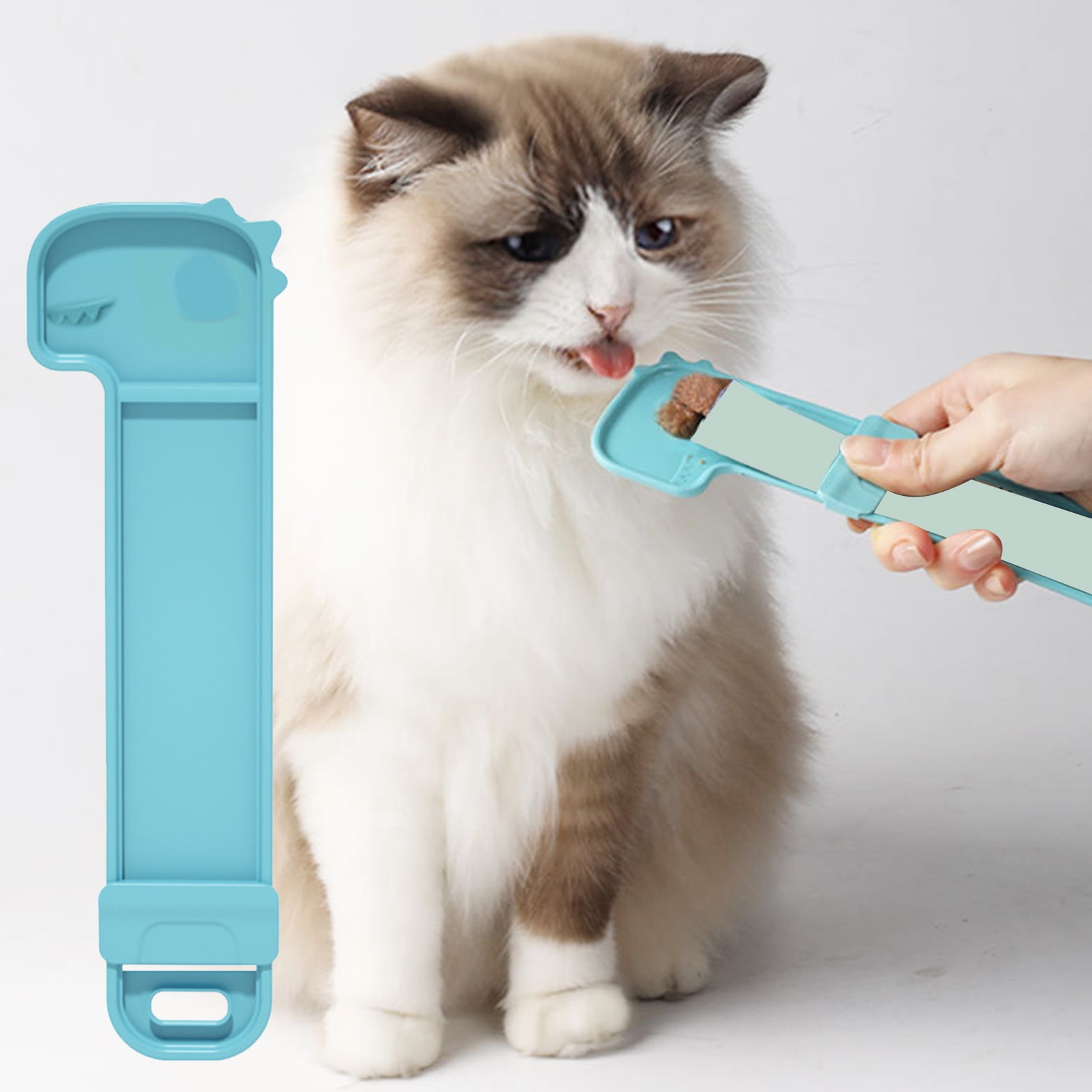 Pnellth Cat Strip Squeezer Cartoon Dinosaur Spoon Head Labor-saving ...