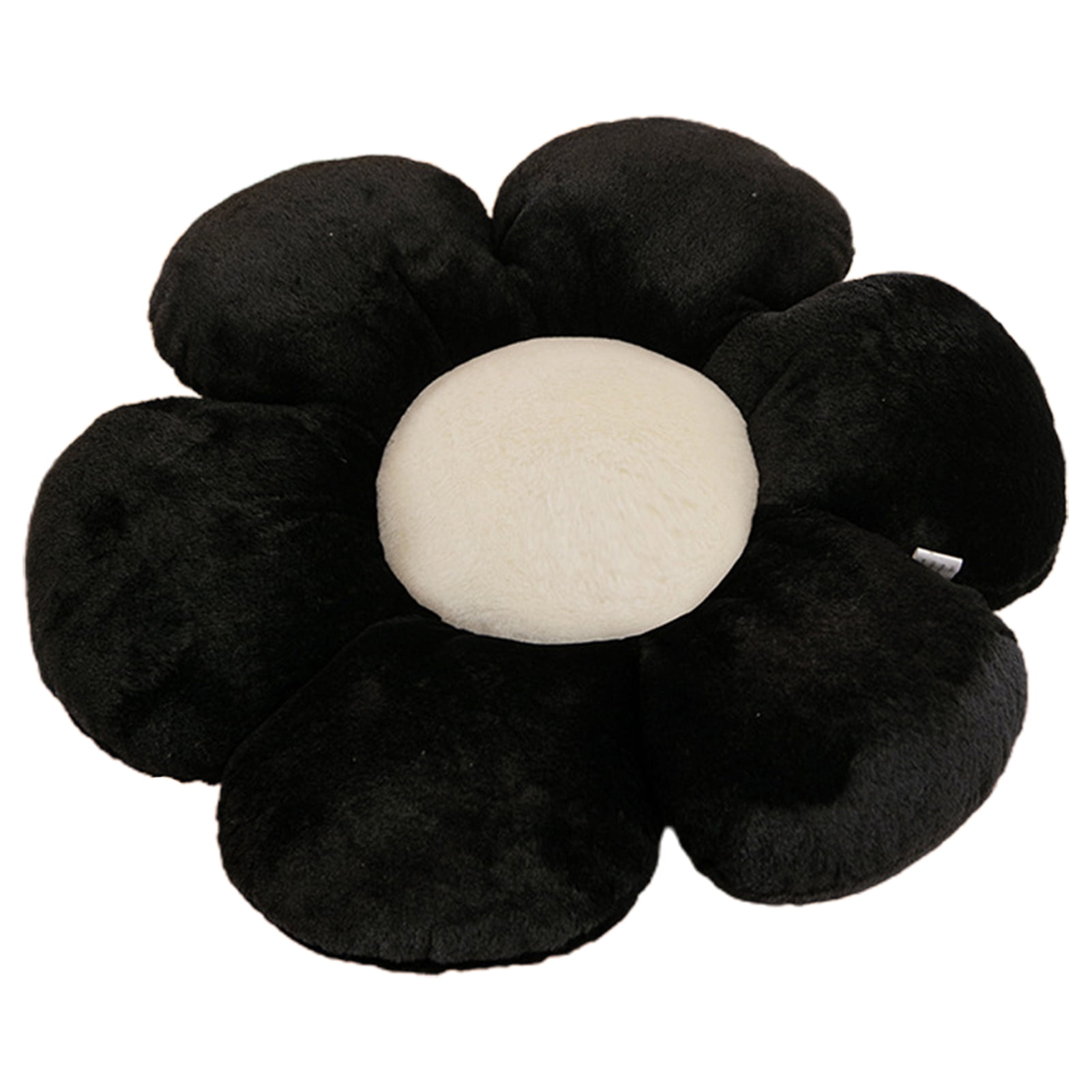Pnellth Flower Seat Cushion Lovely Petals Shape Fluffy Stuffed Back ...