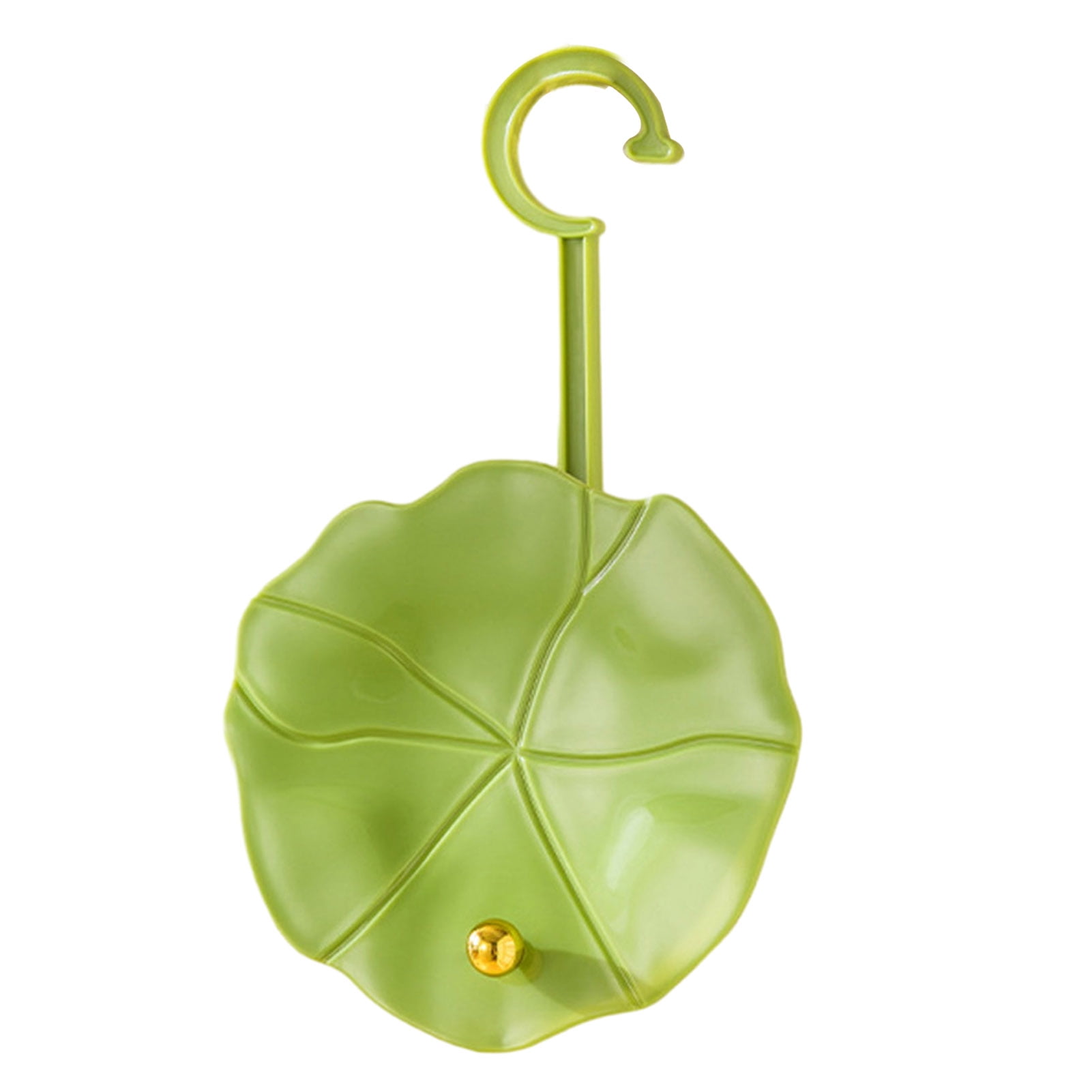 Pnellth Hat Rack Vertical Storage Hanger Lotus Leaf Design Wall Mounted ...