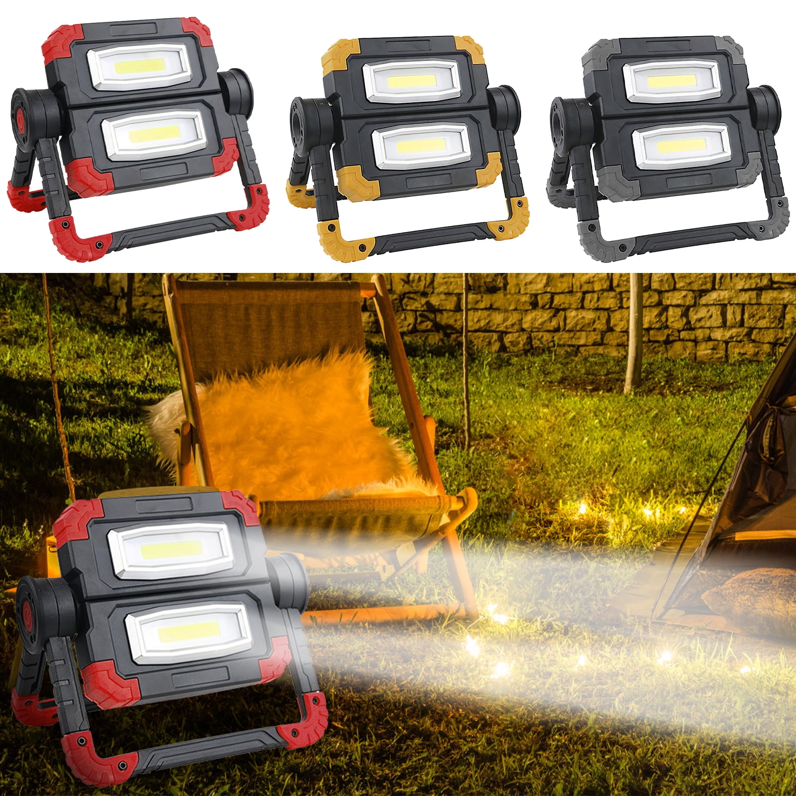 Pnellth LED Work Light Super Bright Waterproof Compact Size High Lumens ...