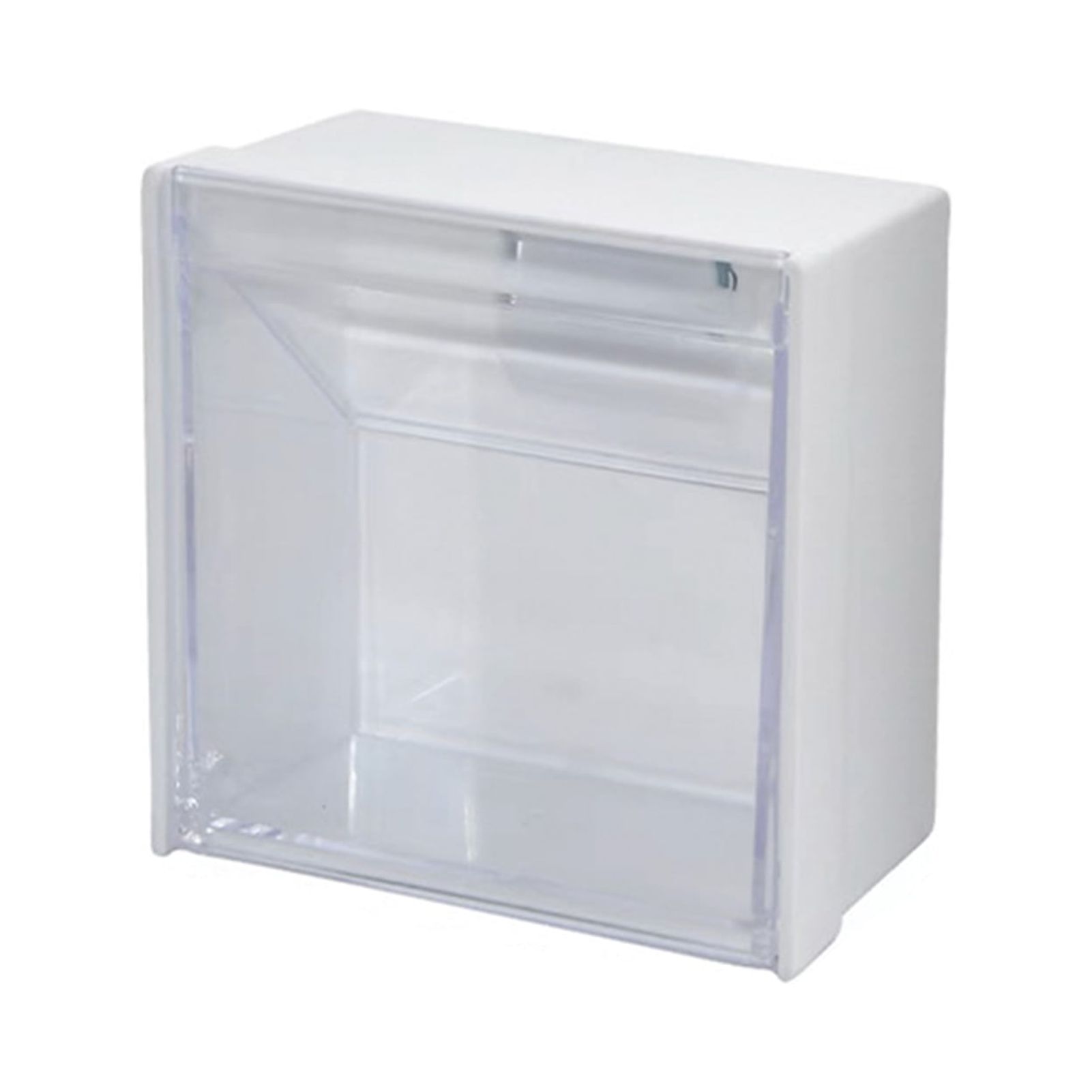 Pnellth Magnetic Storage Box with Transparent Lid Punch Free Compact ...