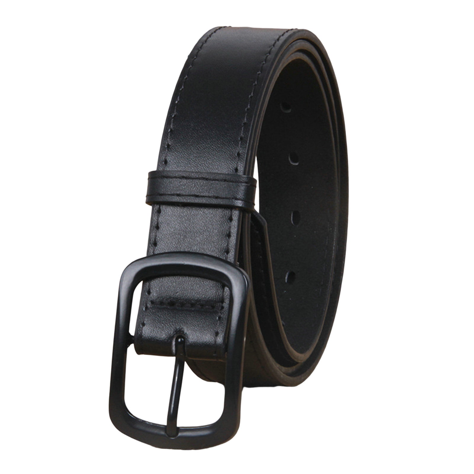 Pnellth Men Belt Multi Holes Faux Leather Adjustable Clothes Accessory ...
