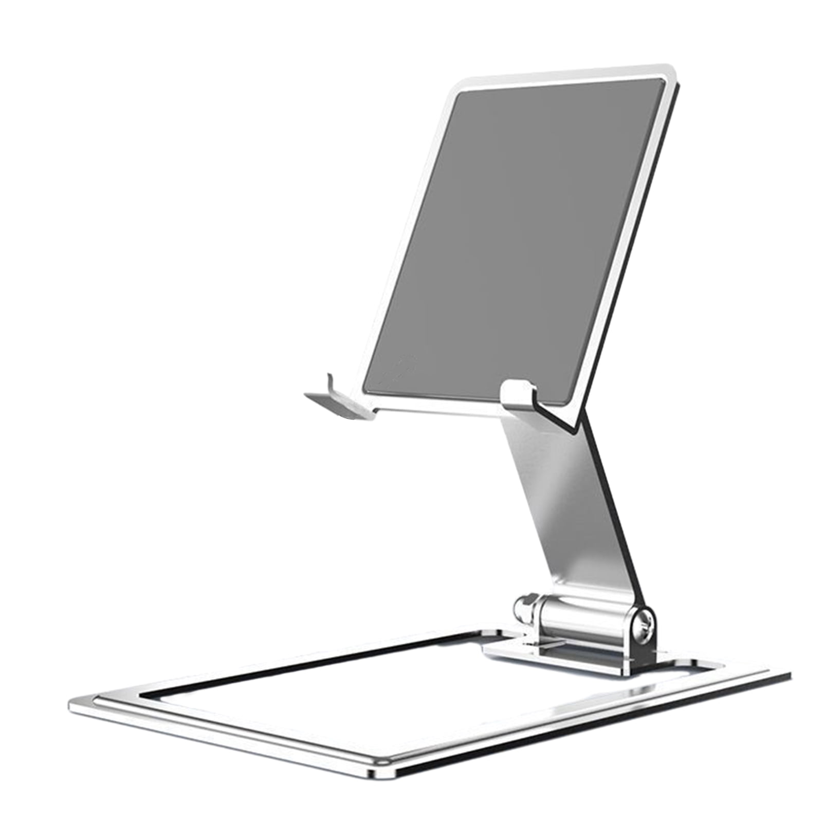 Pnellth Metal Tablet Mobile Phone Desktop Holder Portable Folding Stand ...