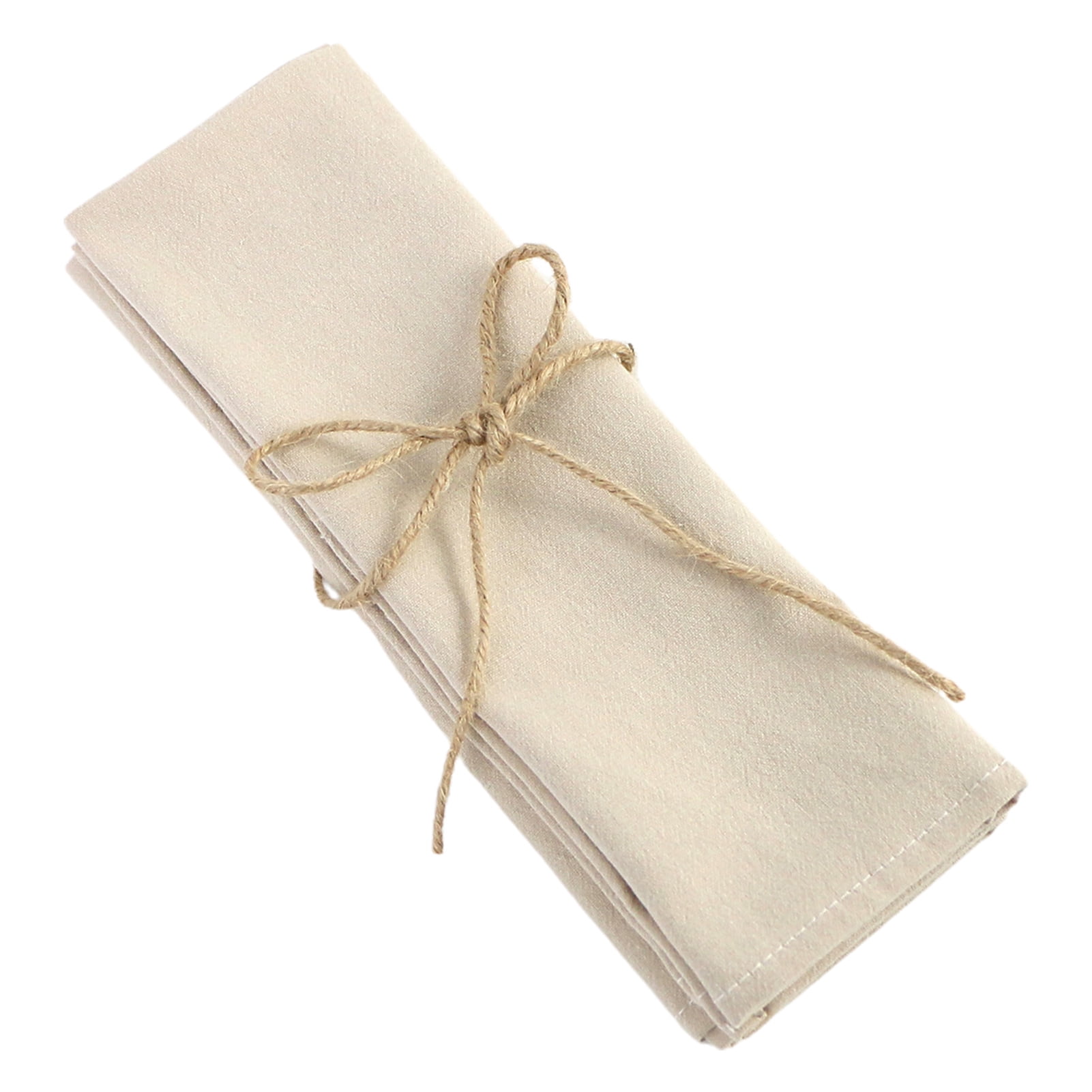 Pnellth Rustic Boho Cloth Napkins Soft Cotton Fine Workmanship Solid ...