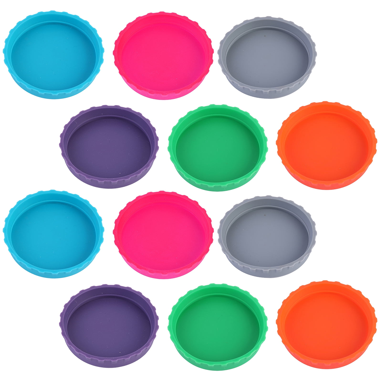 Pnellth Silicone Soda Can Cover Lids Food Grade Vibrant Color Leakproof ...