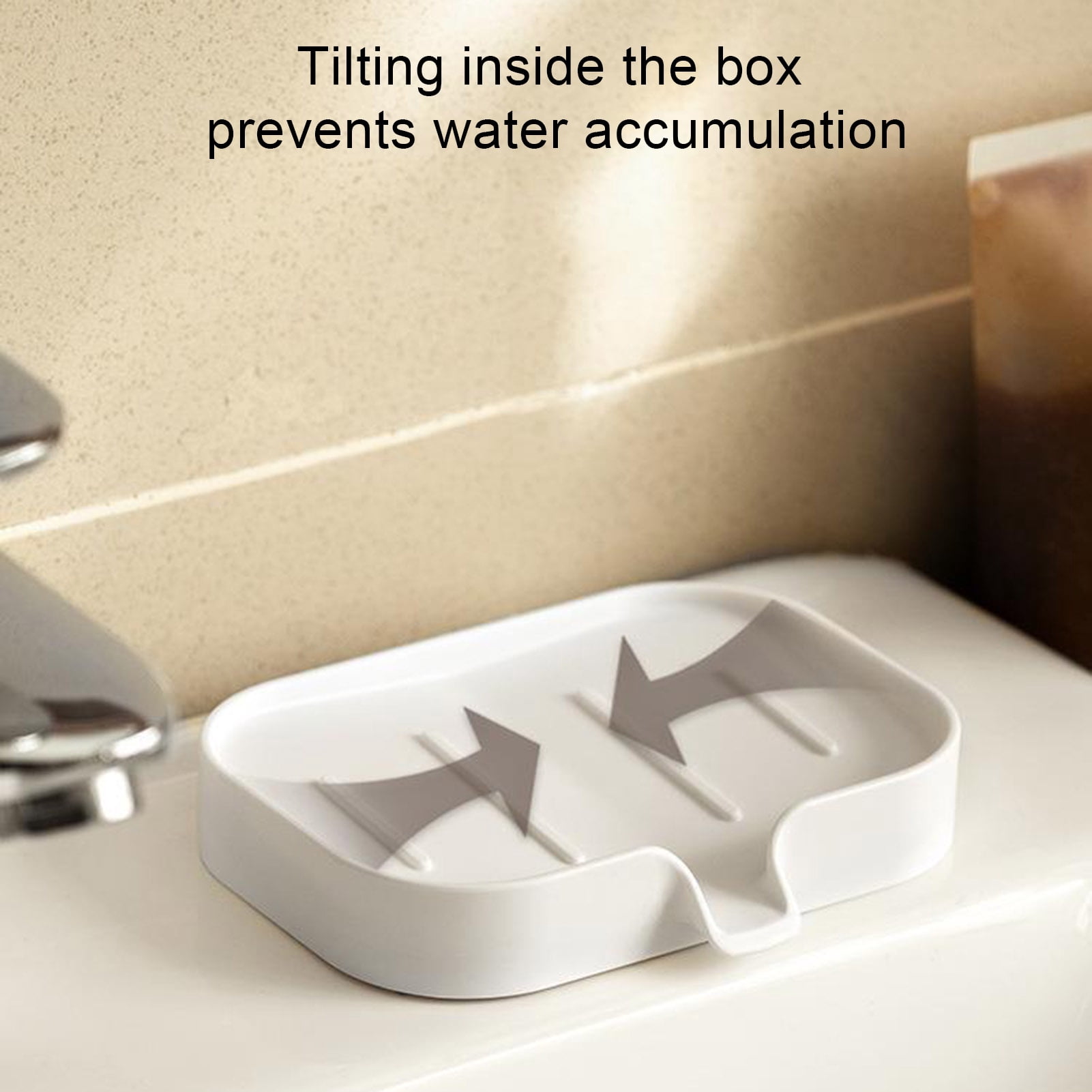 Pnellth Soap Box Drainage Port Design with Tilted Interior Anti-mold ...