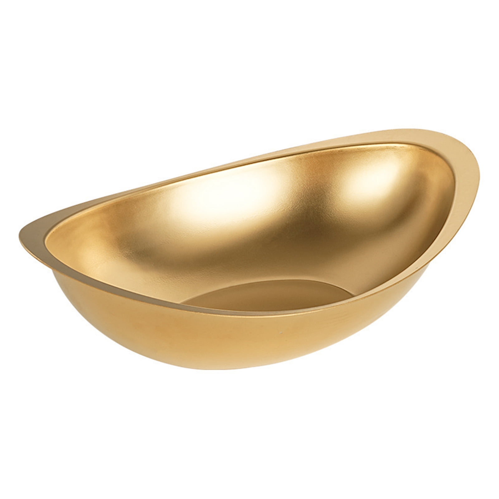 Pnellth Stylish Stainless Steel Korean Golden Bowls Large Opening Rust ...