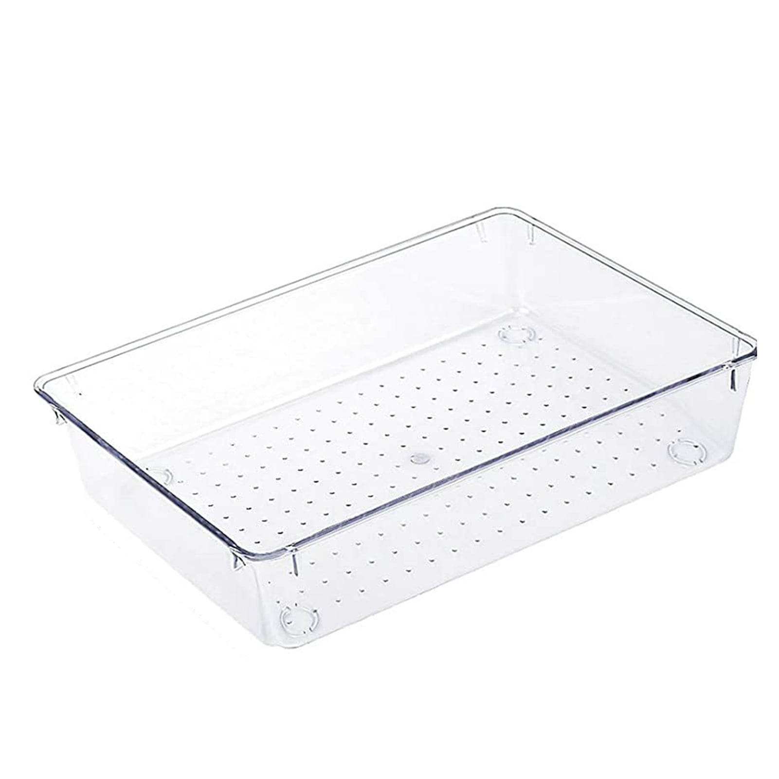 Pnellth Transparent Drawer Storage Box，Clear Acrylic Drawer Organizer ...
