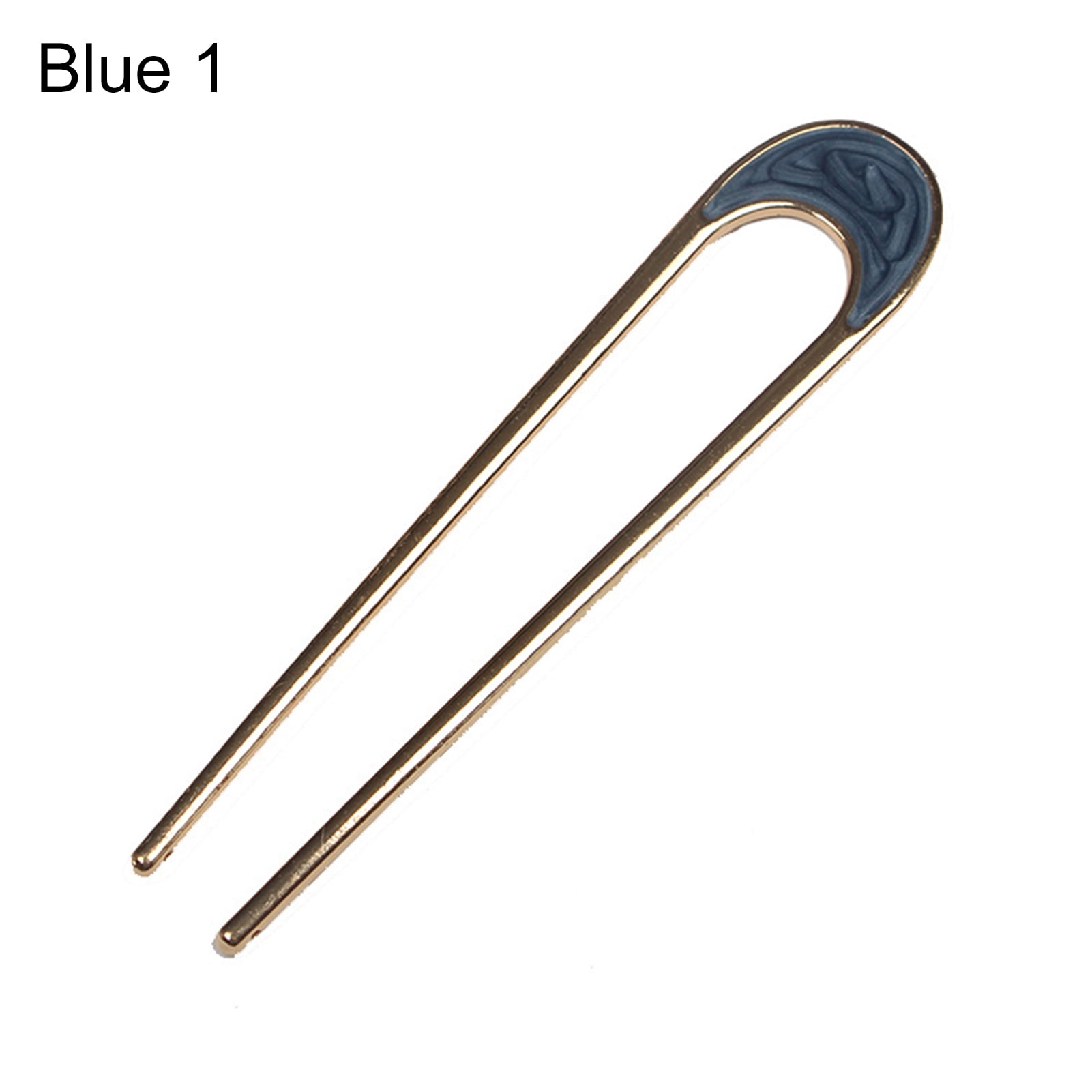 Pnellth U-shaped Minimalist Hairpin Iron Bun Maker Fashion Hair Stick ...