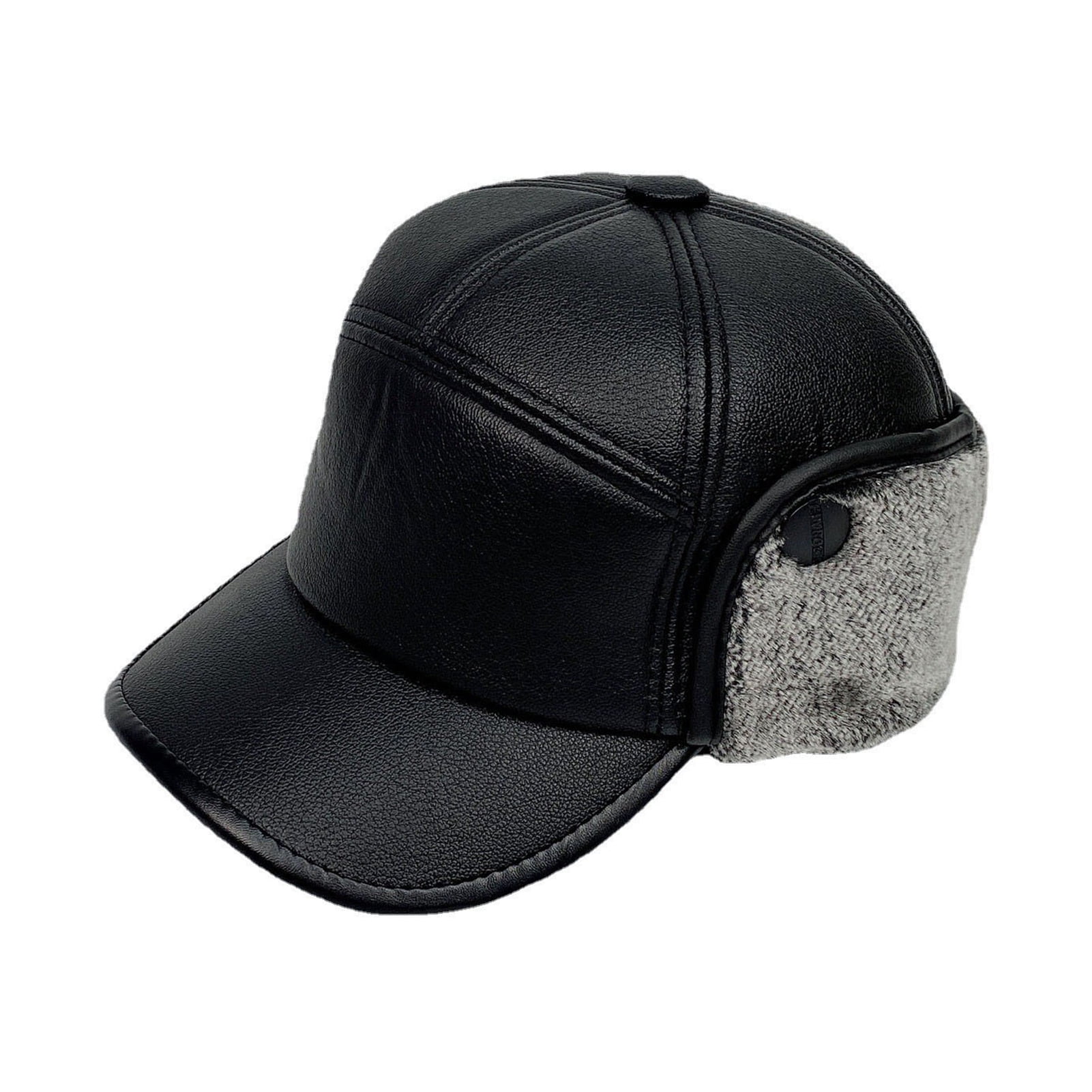 Pnellth Winter Baseball Cap Casquette Windproof Foldable Earflaps ...