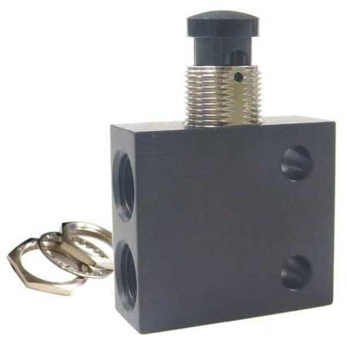 Pneumadyne Manual Air Control Valve,Button,Aluminum C040405 - Walmart.com