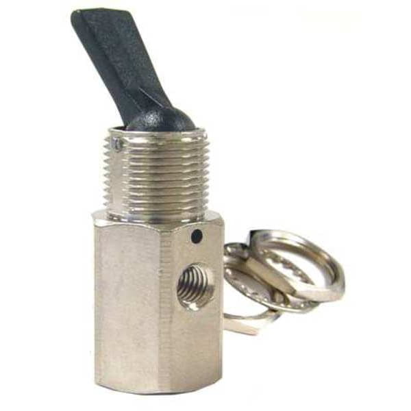 Pneumadyne Manual Air Control Valve, Toggle, Brass C030103 - Walmart.com
