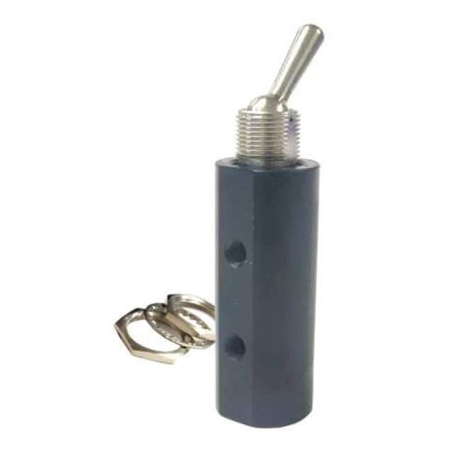 Pneumadyne Toggle Valve,4Way,Brass HM45-100-DT - Walmart.com