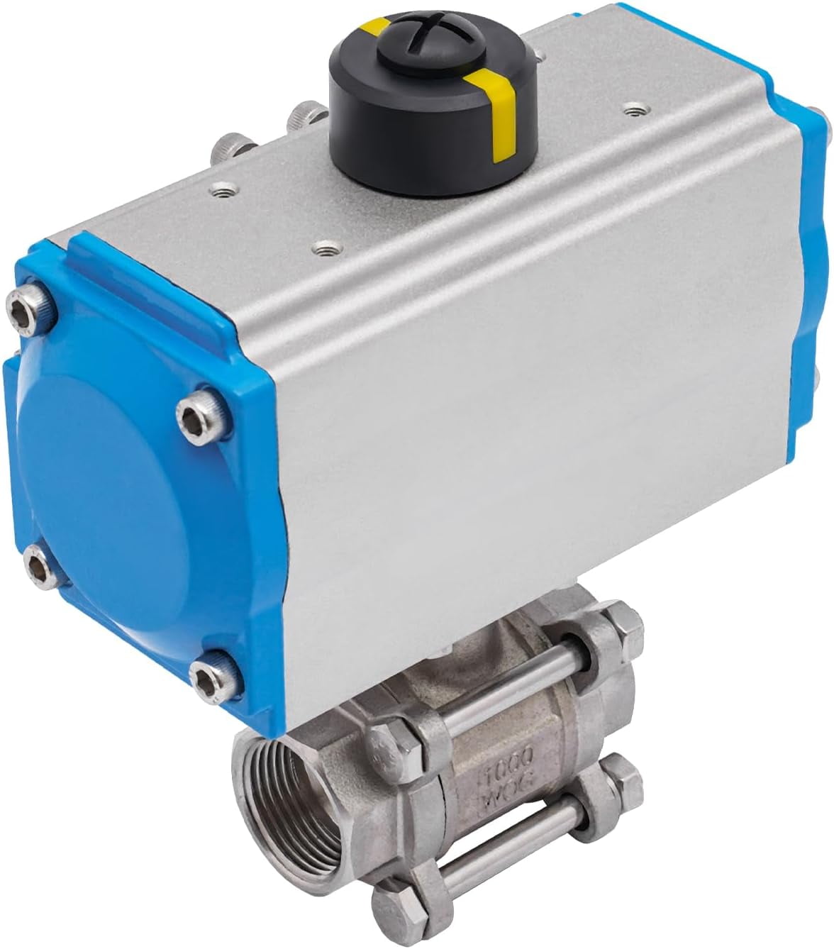 Pneumatic Actuated Ball Valve, 1”Pneumatic Stainless Steel Ball Valve ...