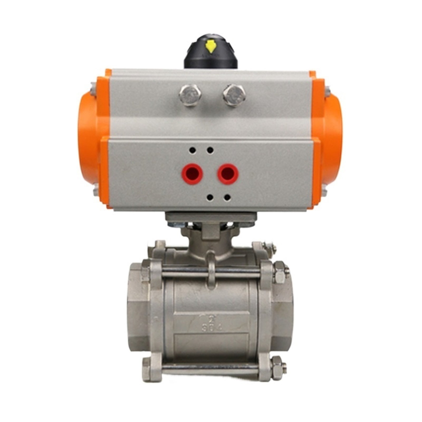 Pneumatic Actuated Ball Valve DN8 DN10 DN15 DN20 DN25 DN32 DN40 DN50 Three Piece Pneumatic Ball ...