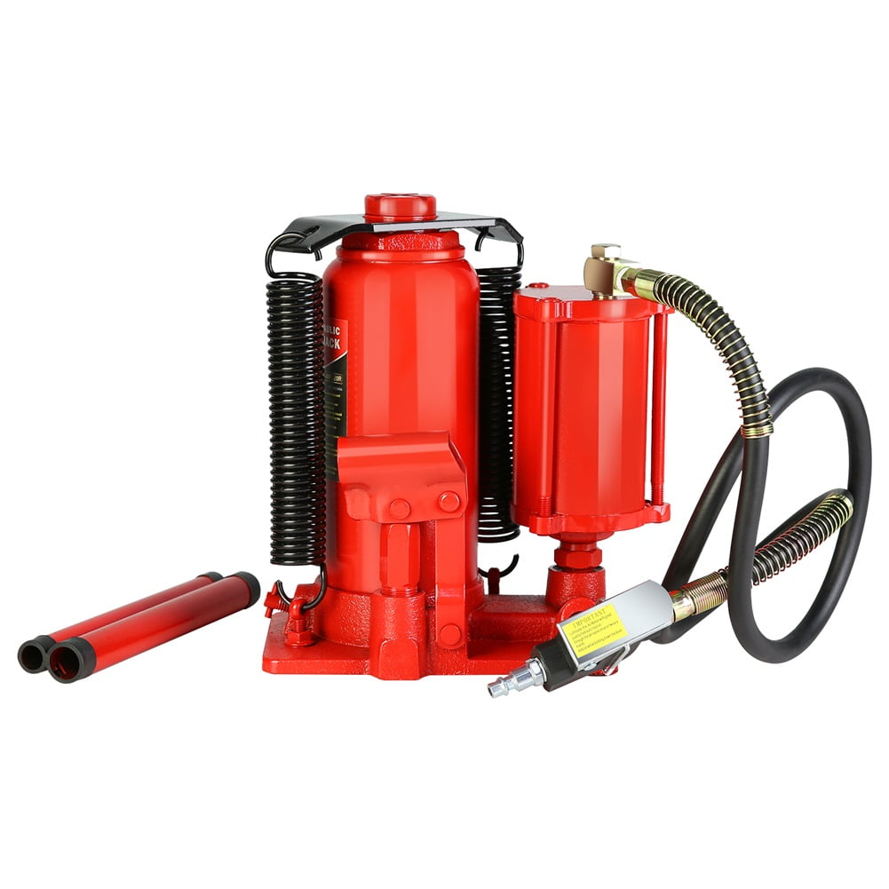 Pneumatic Air Bottle Jack, 12 Ton Air Hydraulic Jack with Manual Hand ...