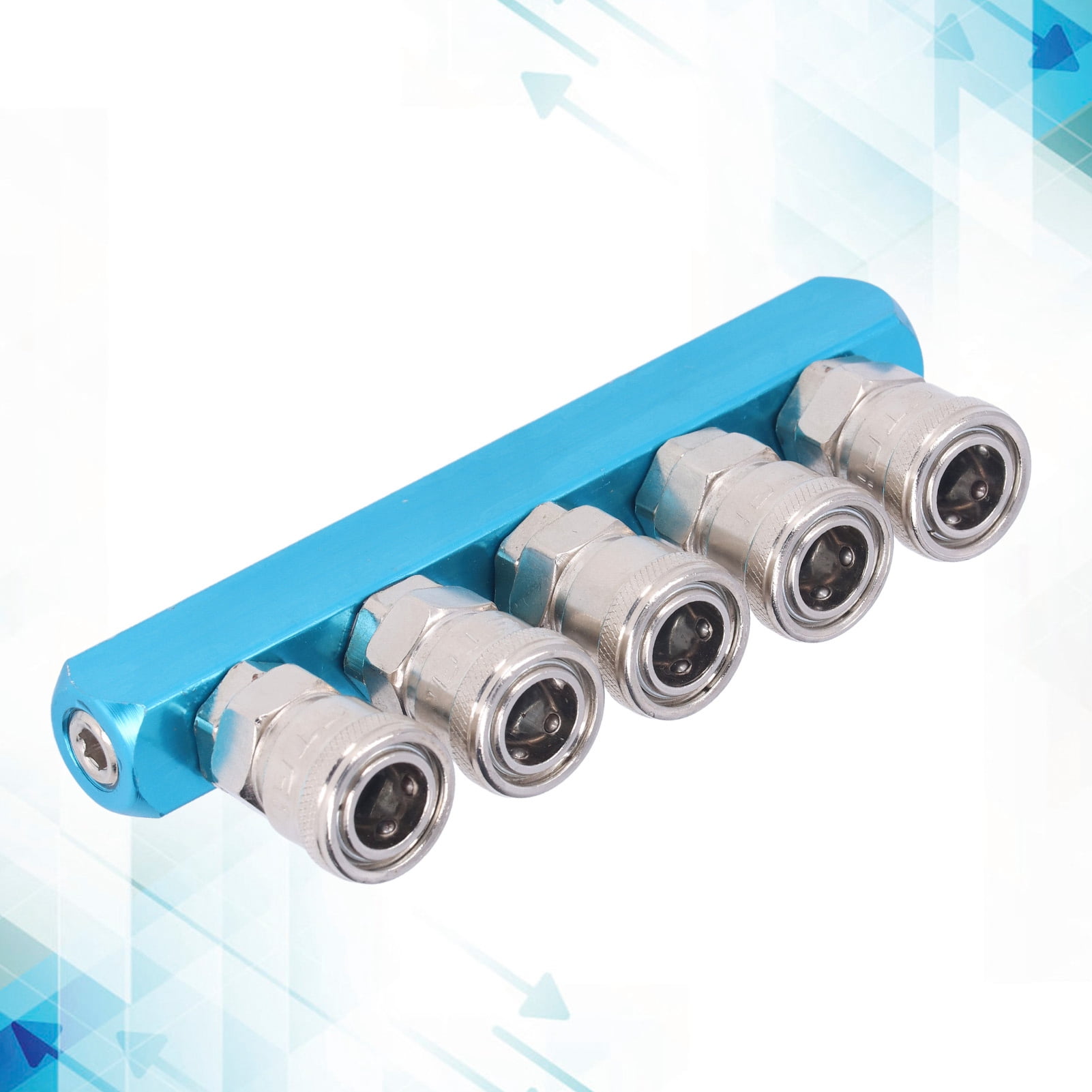 Pneumatic Air Distribution Block, G1/4 Thread, High Strength, 0,0.92kfg ...