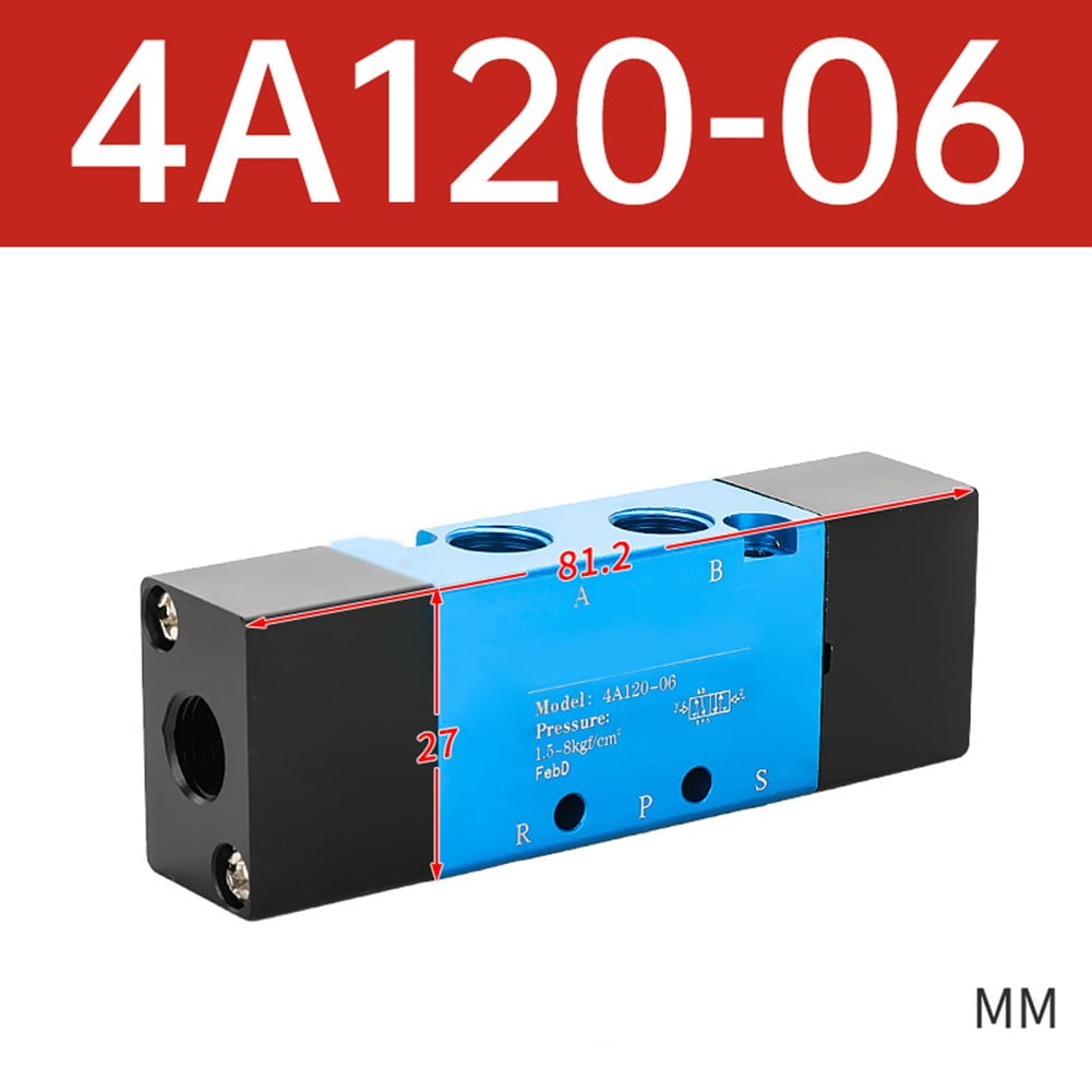 Pneumatic Air Hand Lever Operated Valve Manual Control 2/3 Position Push-Pull,4A120-06 - Walmart.com