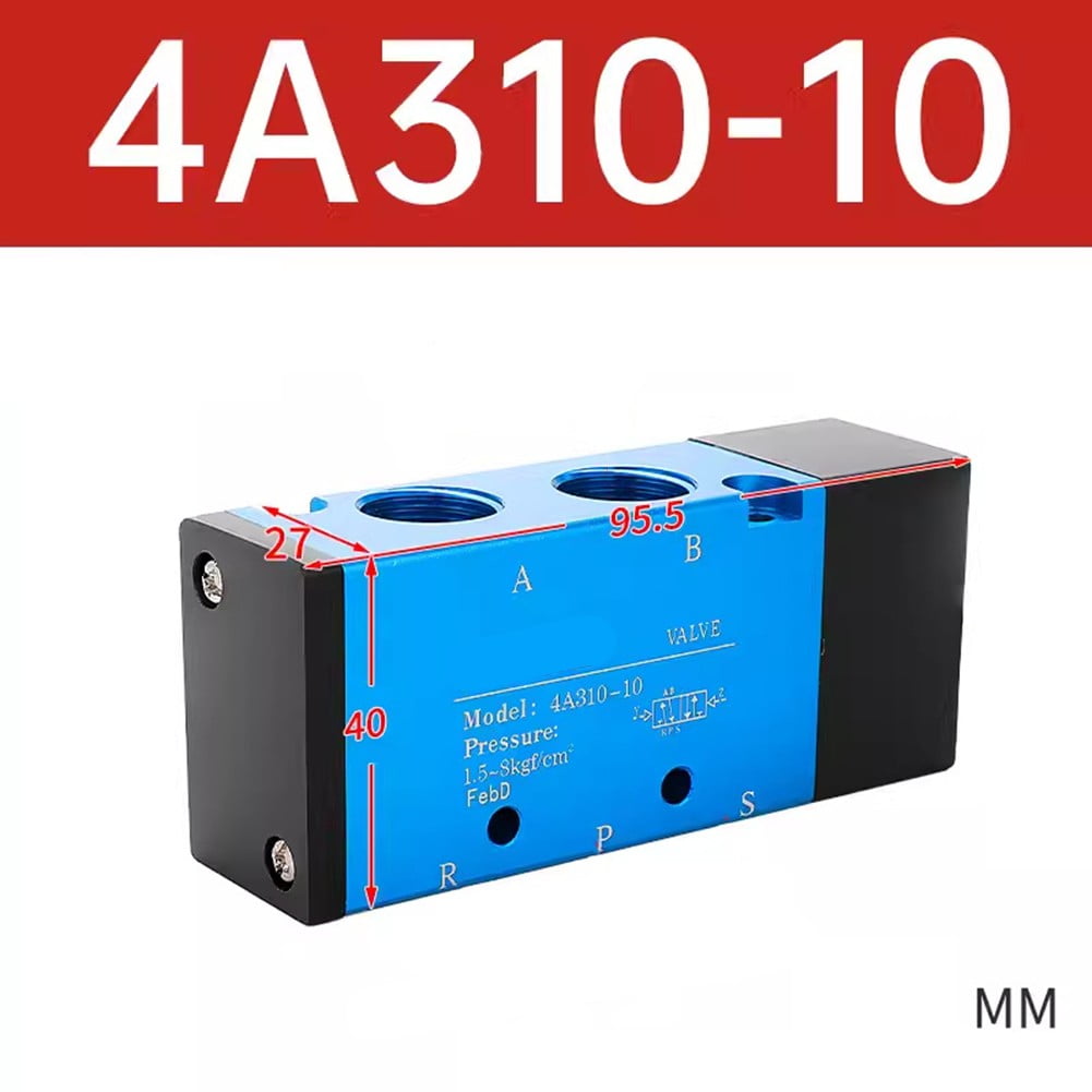 Pneumatic Air Hand Lever Operated Valve Manual Control 2/3 Position ...