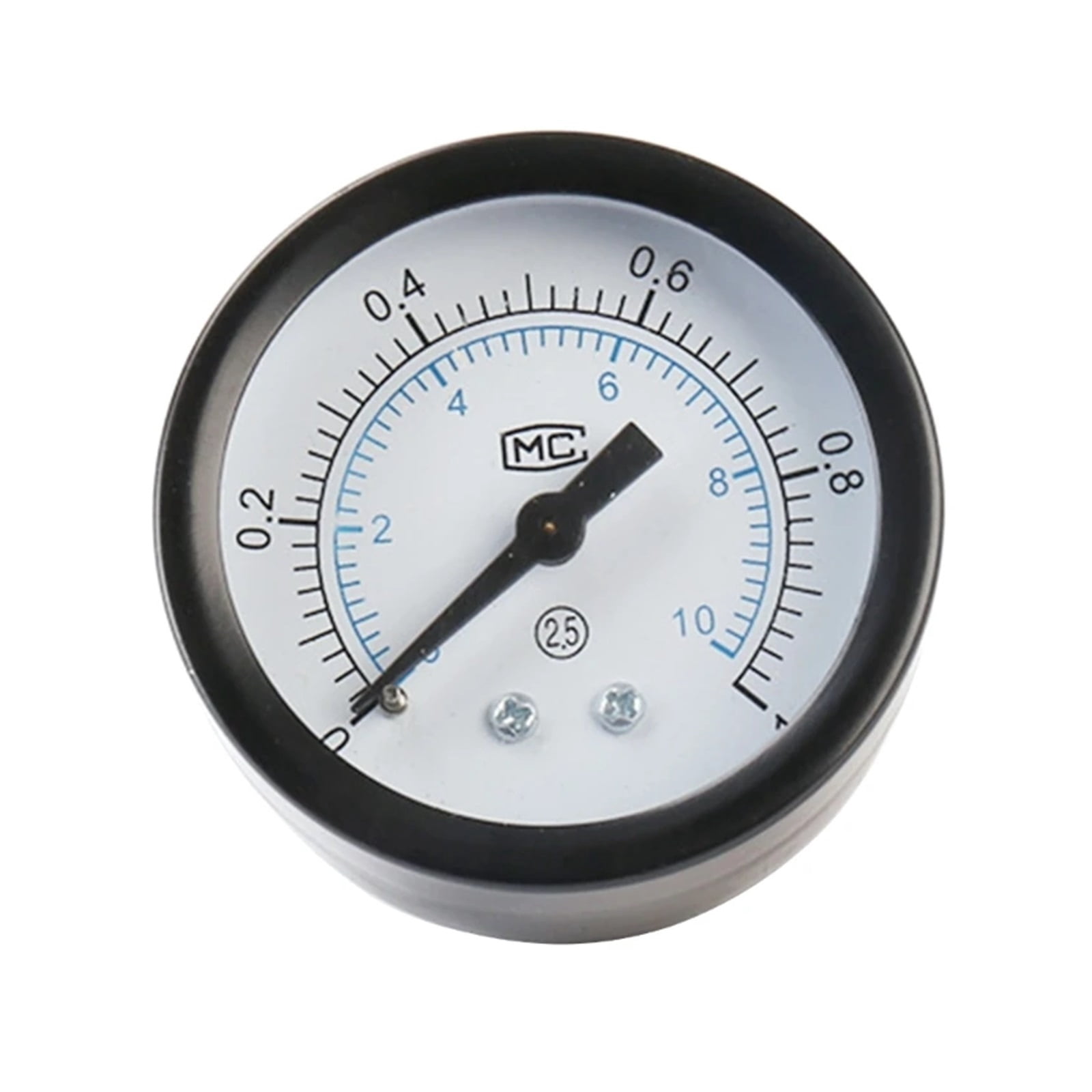 Pneumatic Air Pressure Gauge Mechanical 0-10Bar 1/4 Vacuum Meter For ...