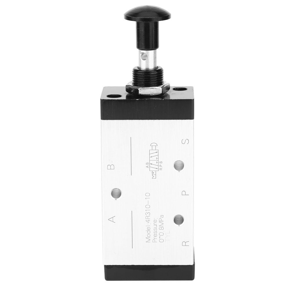 Pneumatic Air Solenoid Valve, 2-Position 5-Way Hand Lever Operated, 4R310-10 Model, Pneumatic ...
