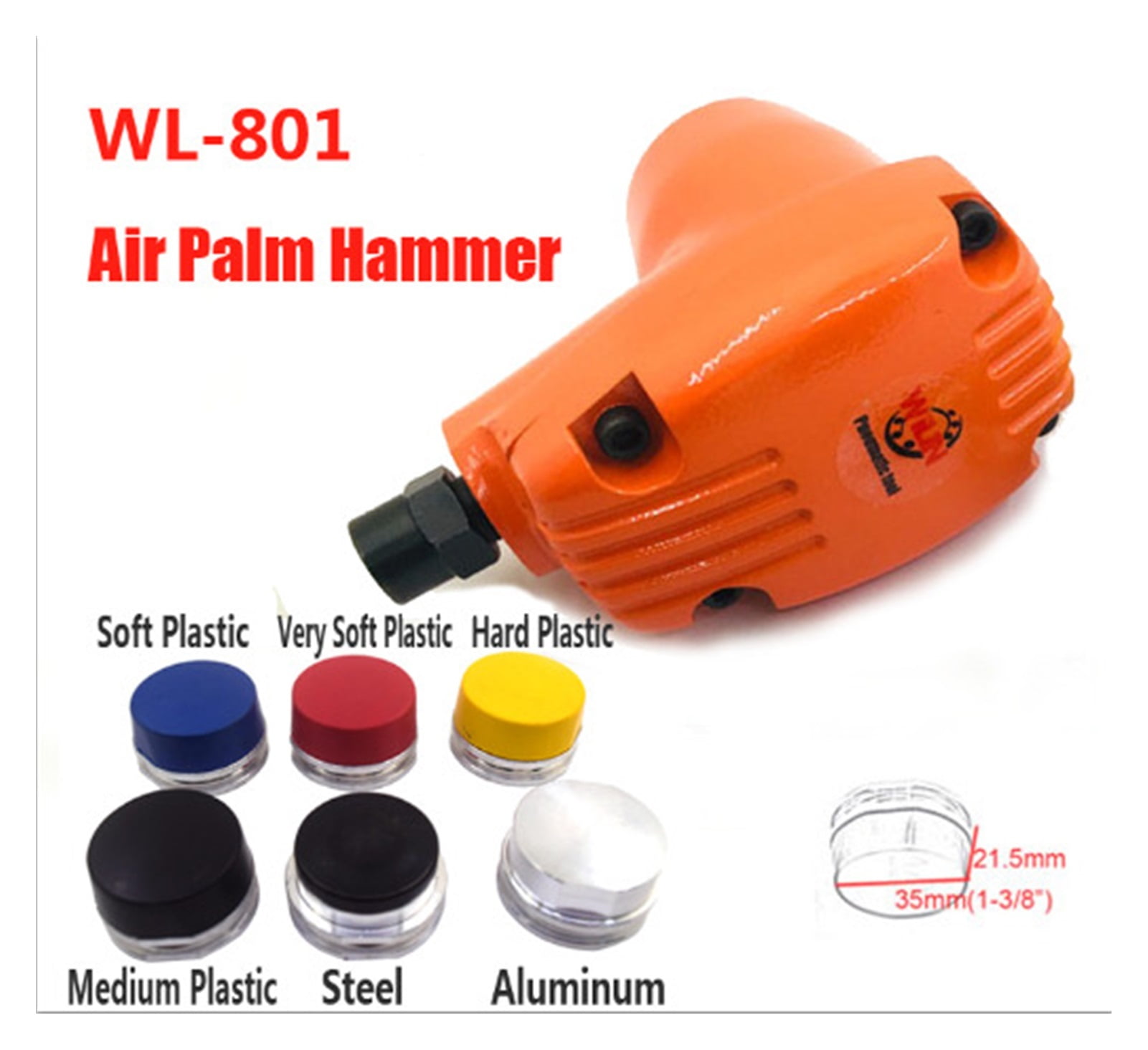 Pneumatic Air Tools Palm Of Hand Knock Beat Strike Hammer Scaler UP-801 ...