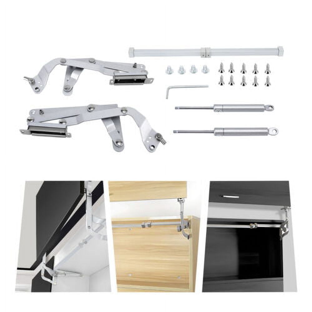 Pneumatic Arm Hinge Cabinet Door Hinges Up Stay Door Lift Adjustable ...