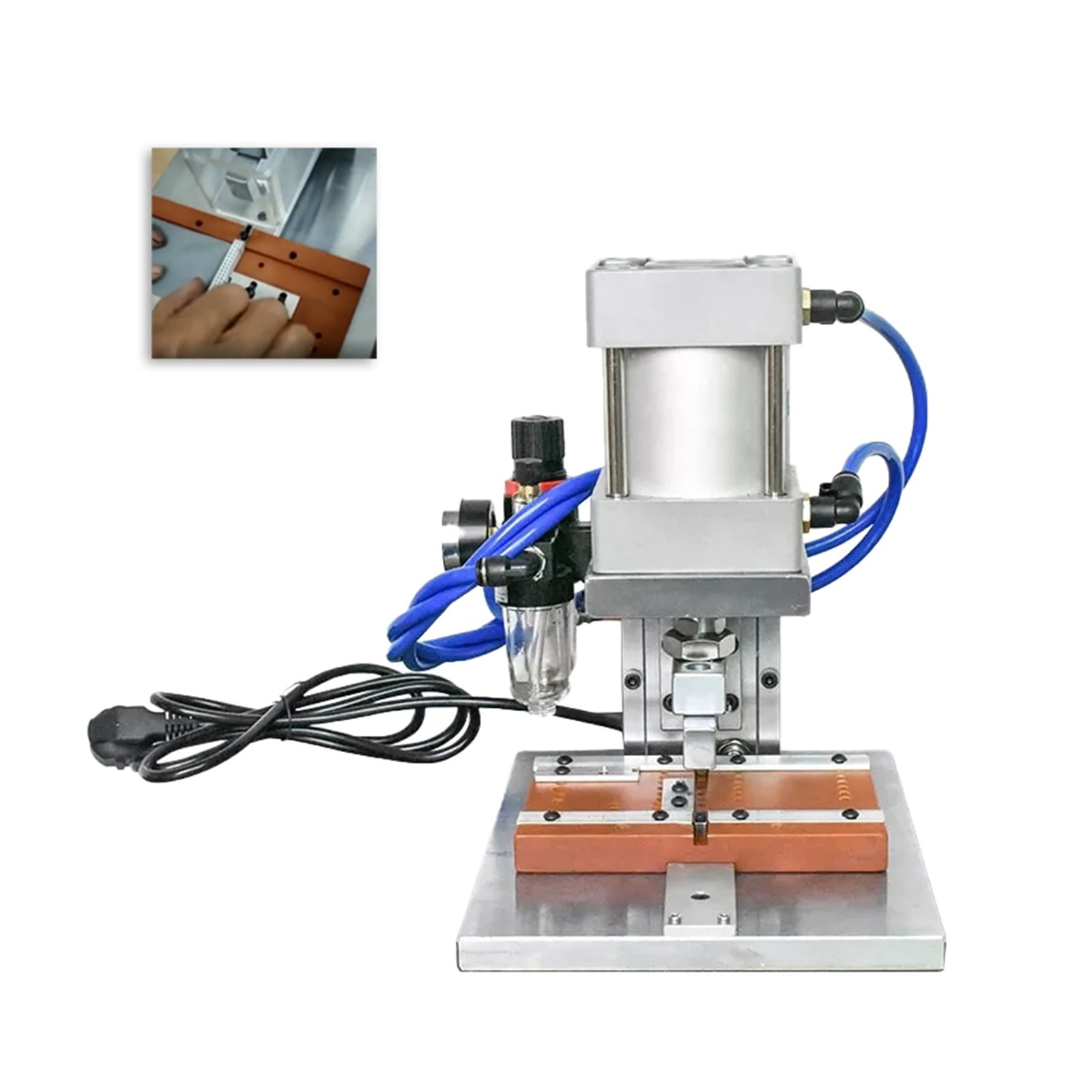 Pneumatic Automatic Crimping Machine, Head Automatic Riveting Press ...
