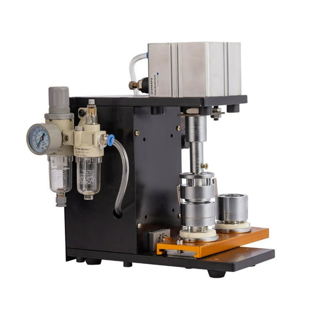 Pneumatic Badge Making Machine Auto Induction Stamping Badge Processing ...