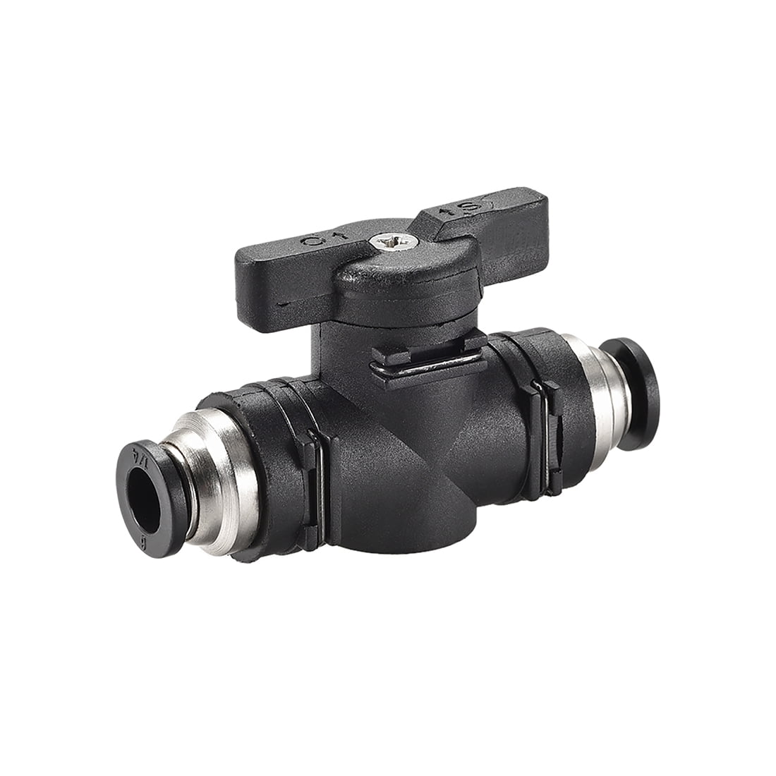 Uxcell Pneumatic Ball Valve, Push To Connect, 6mm Inner Diameter for ...