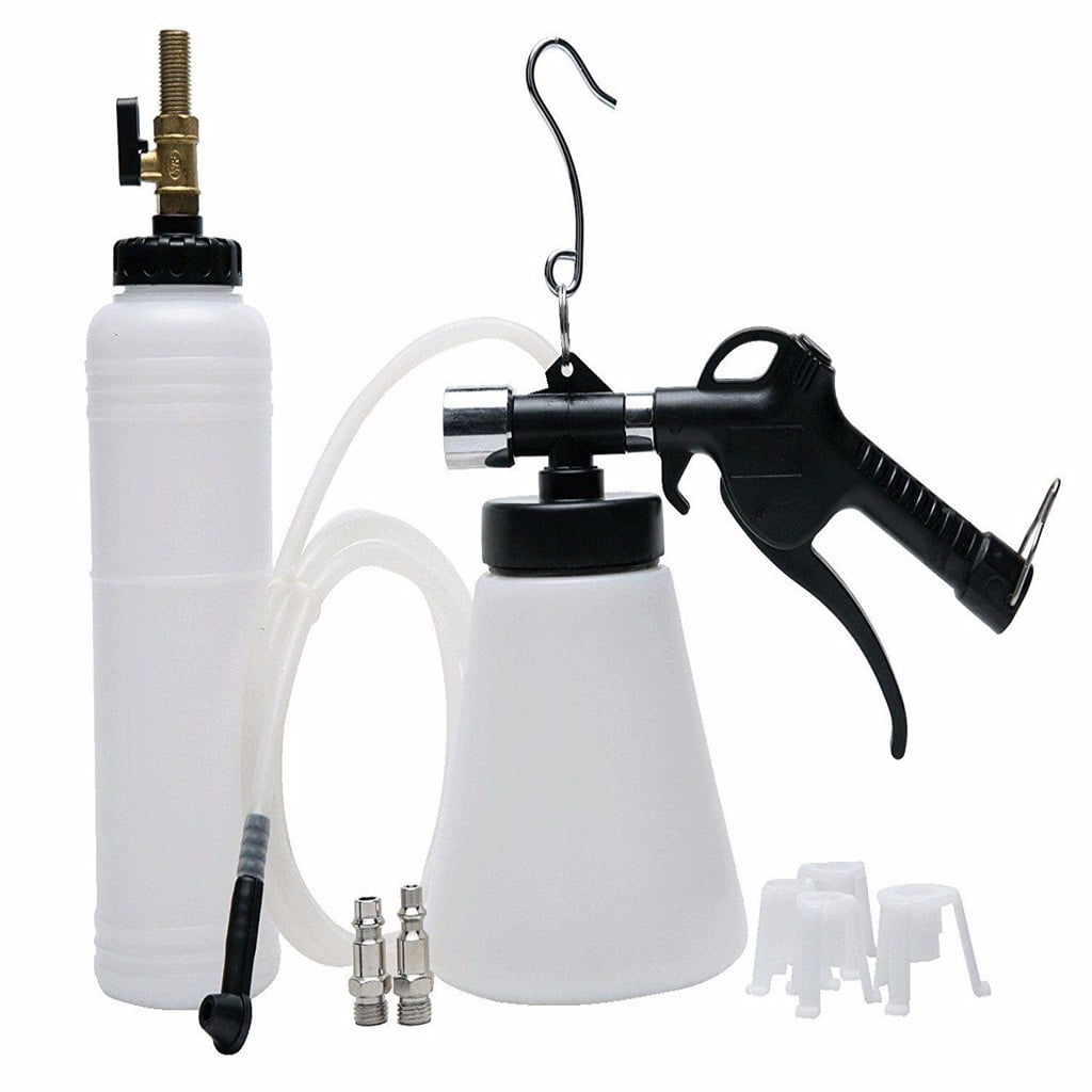 Pneumatic Car Brake Fluid Bleeder Tool, 1L Brake Oil Replacement Kit ...
