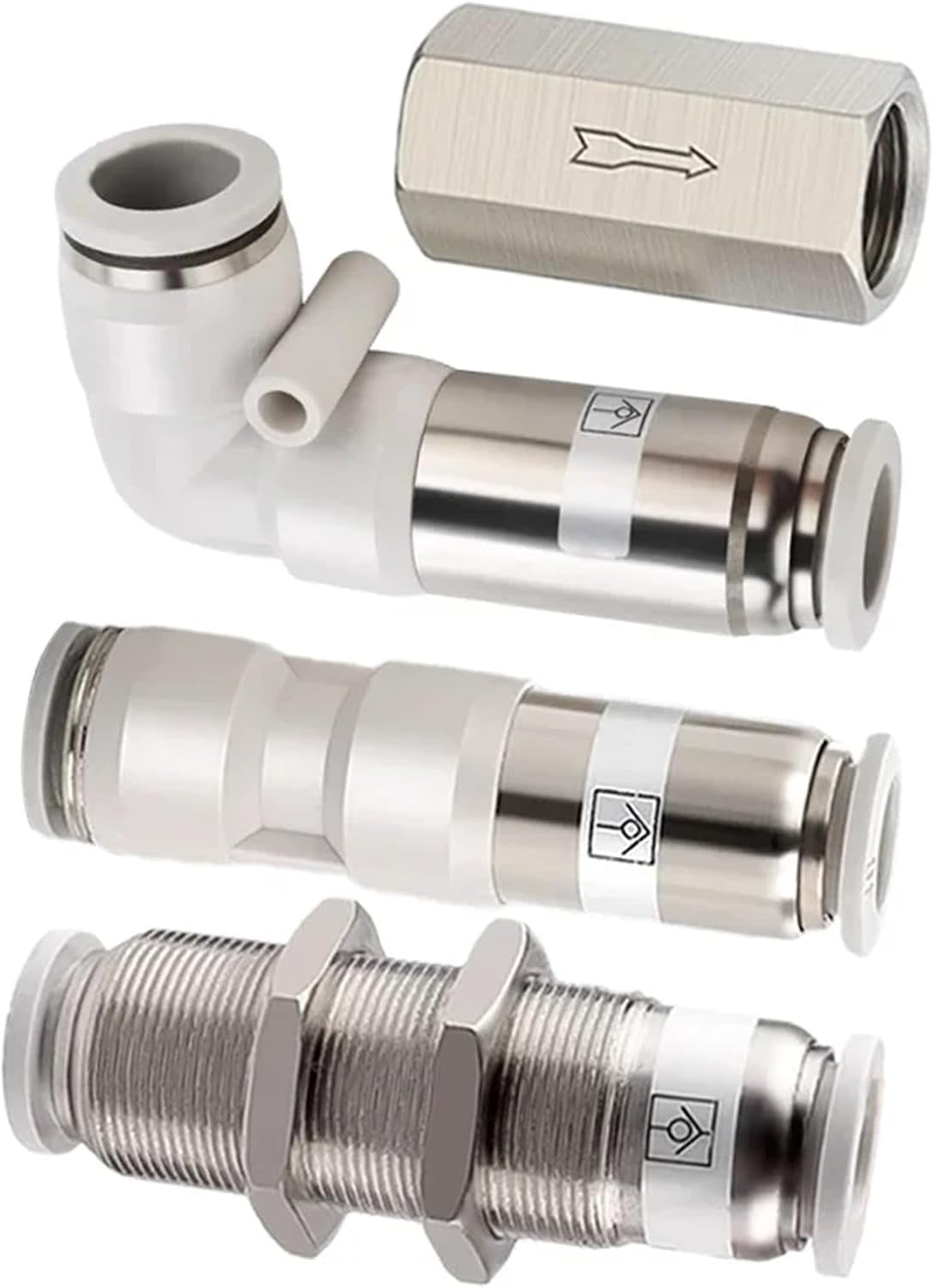 Pneumatic Check Valve 6mm 8mm 10mm 1/4 3/8 1/2 One Way Non Return Valve ...