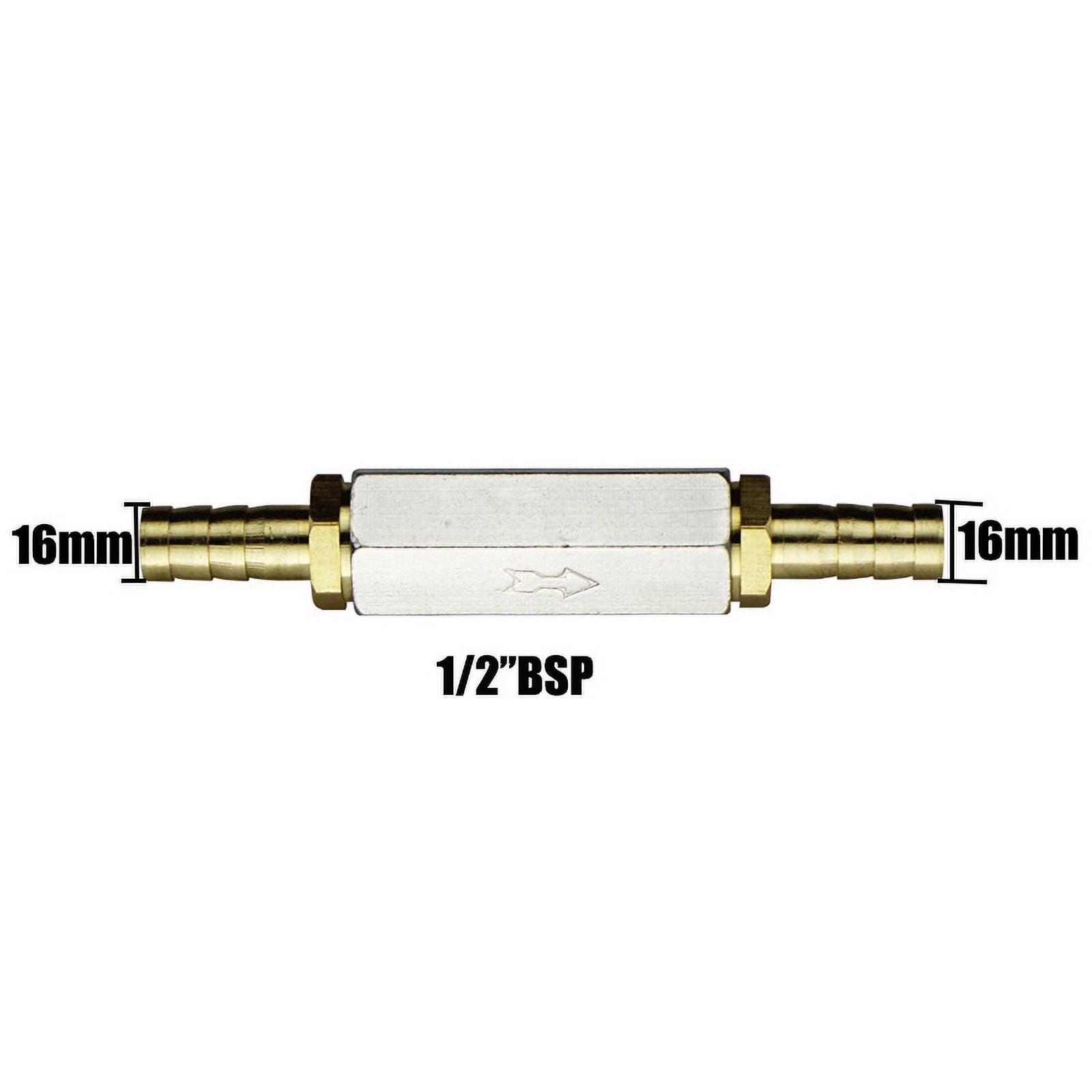 Pneumatic Check Valve CV01 CV02 CV03 CV04 One Way Valve Air Gas Single Way Brass Valve Air ...