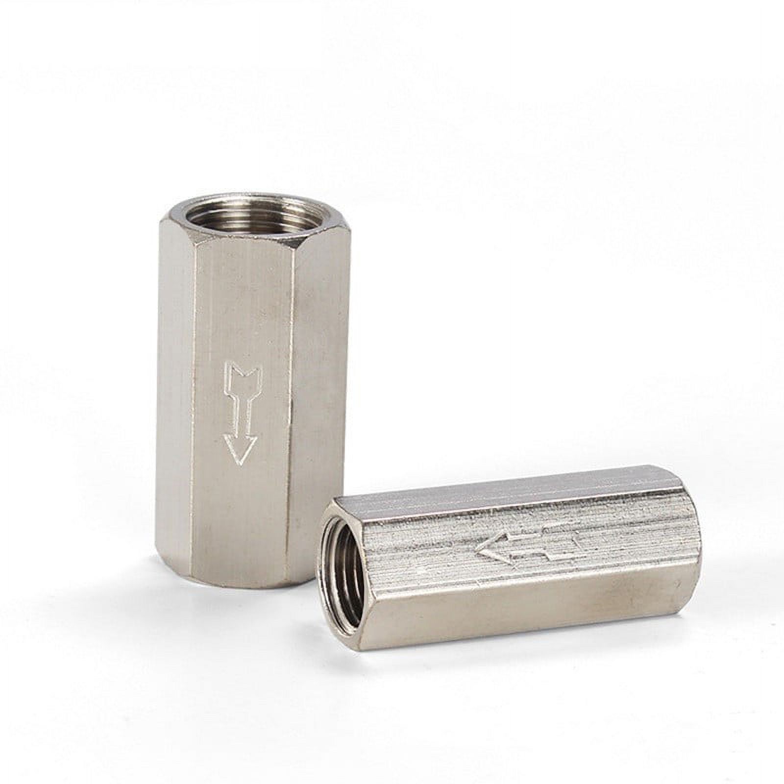 Pneumatic Check Valve For Bsp Female Thread Copper Nickel Plating Non ...