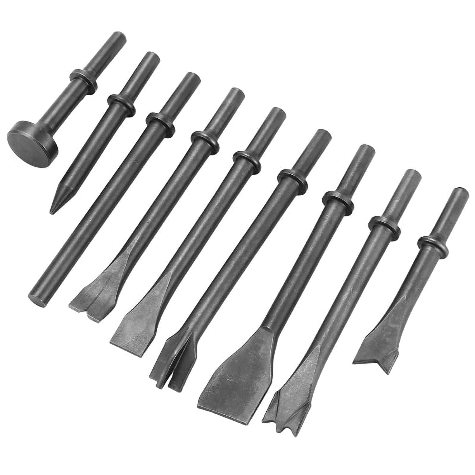 Pneumatic Chisel Air Hammer Sander Bit Set 9 Piece Set - Walmart.com