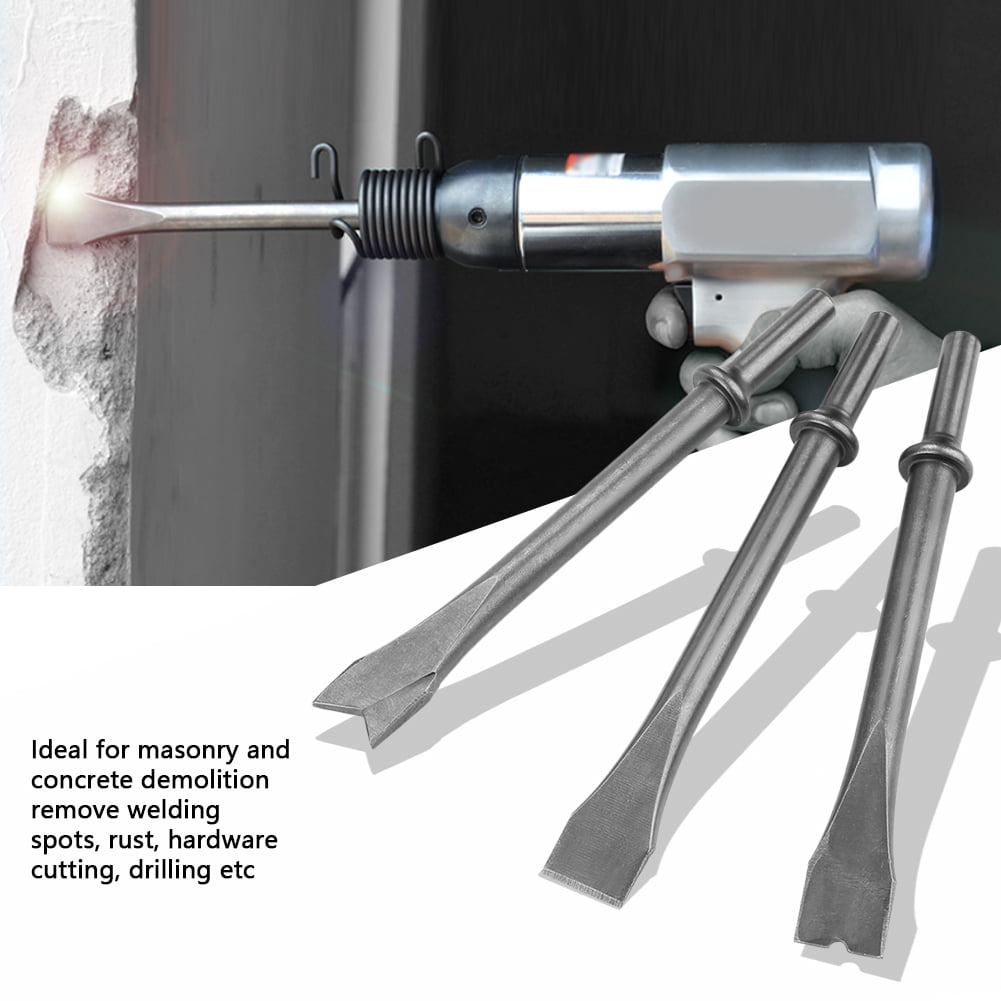 Pneumatic Chisel Set, Chisel Set, 6.7Inch Round Shank Drilling For ...