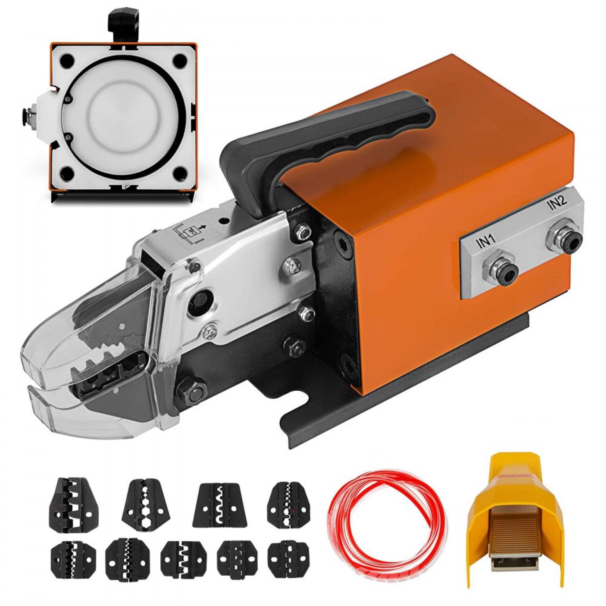 Pneumatic Crimping Tool AM-10, Air Powered Wire Terminal Crimper with ...
