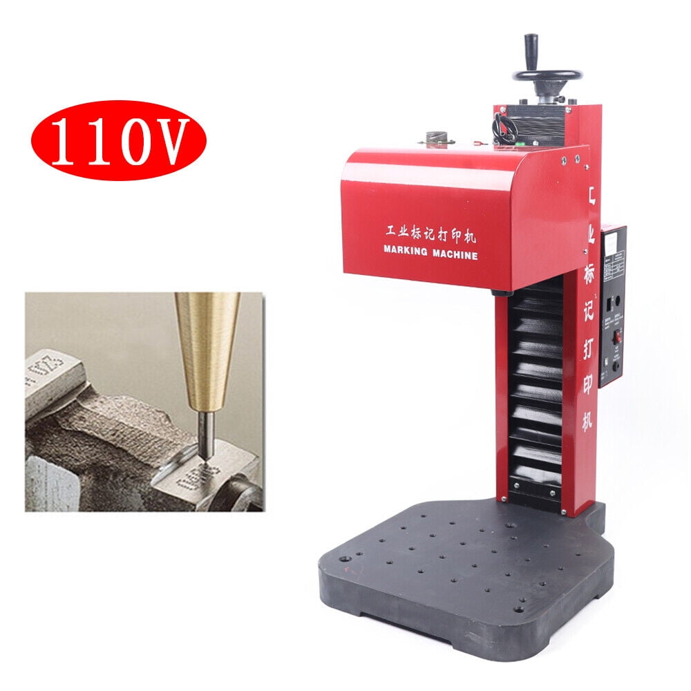 Pneumatic Dot Peen Marking Machine NamePlate Metal Engraving Tag ...