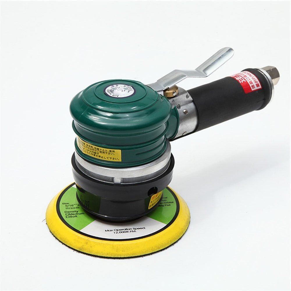 Pneumatic Eccentric Grinding Machine, No Oil 5 Inch Pneumatic Sandpaper ...